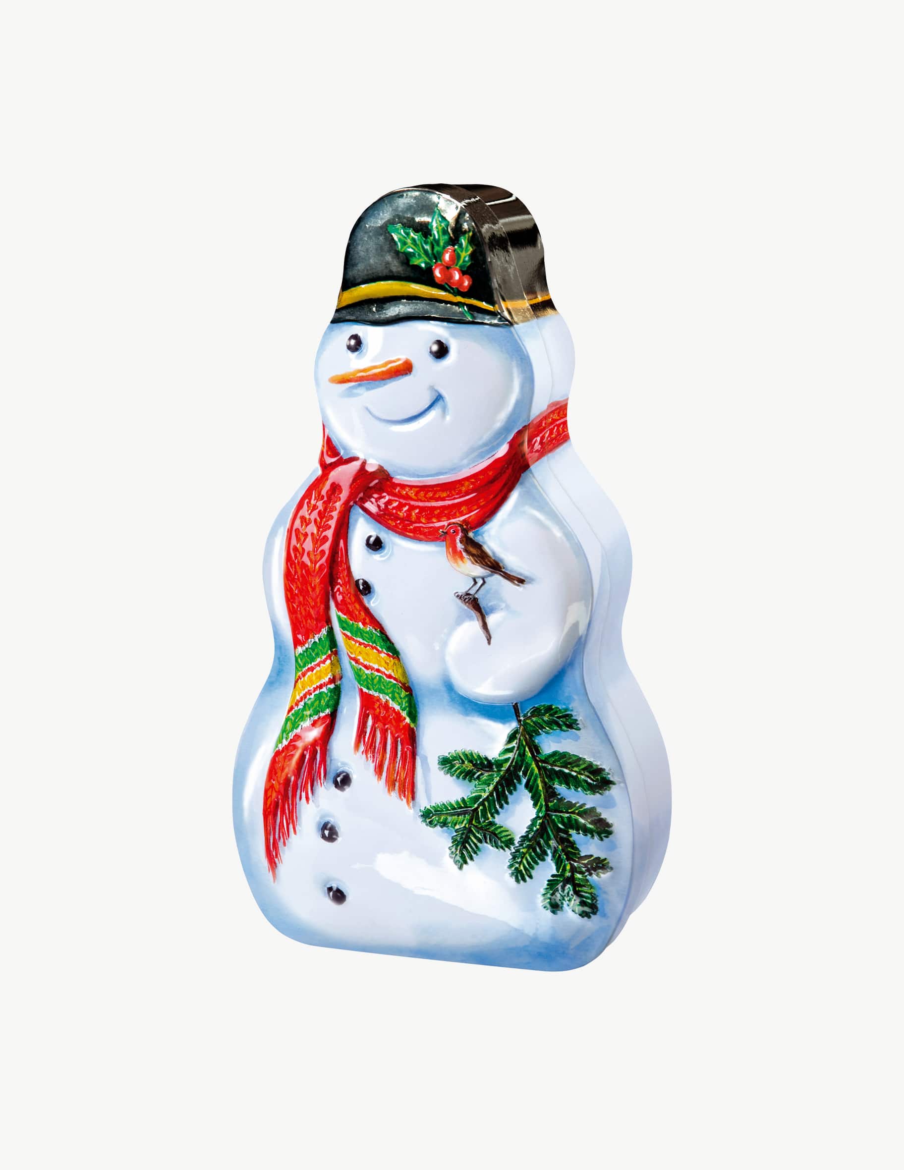 Shop Churchill Confectionary Chocolate Cookies Tin Snowman 100g on ...