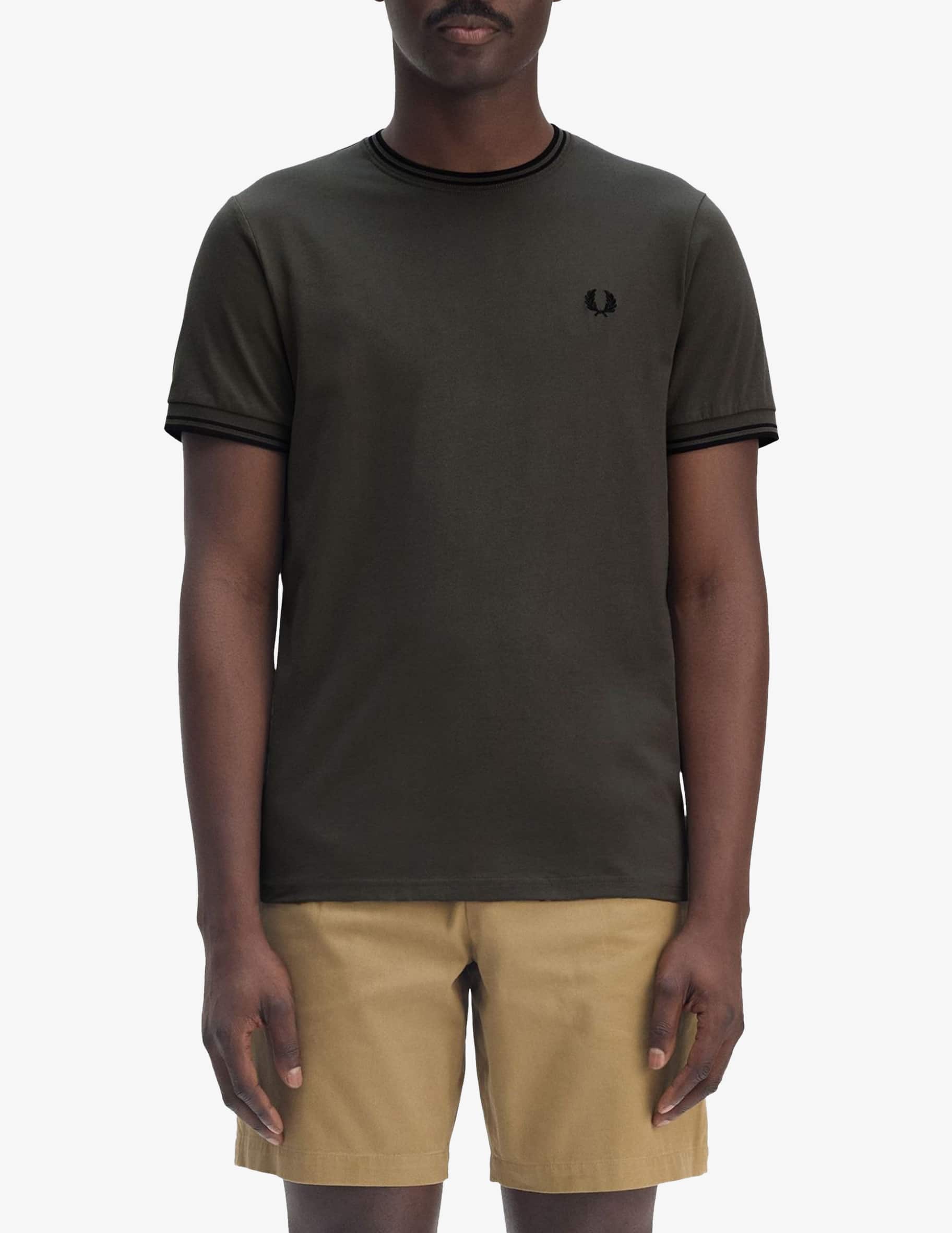 Shop Fred Perry Profile trim t-shirt on Rinascente