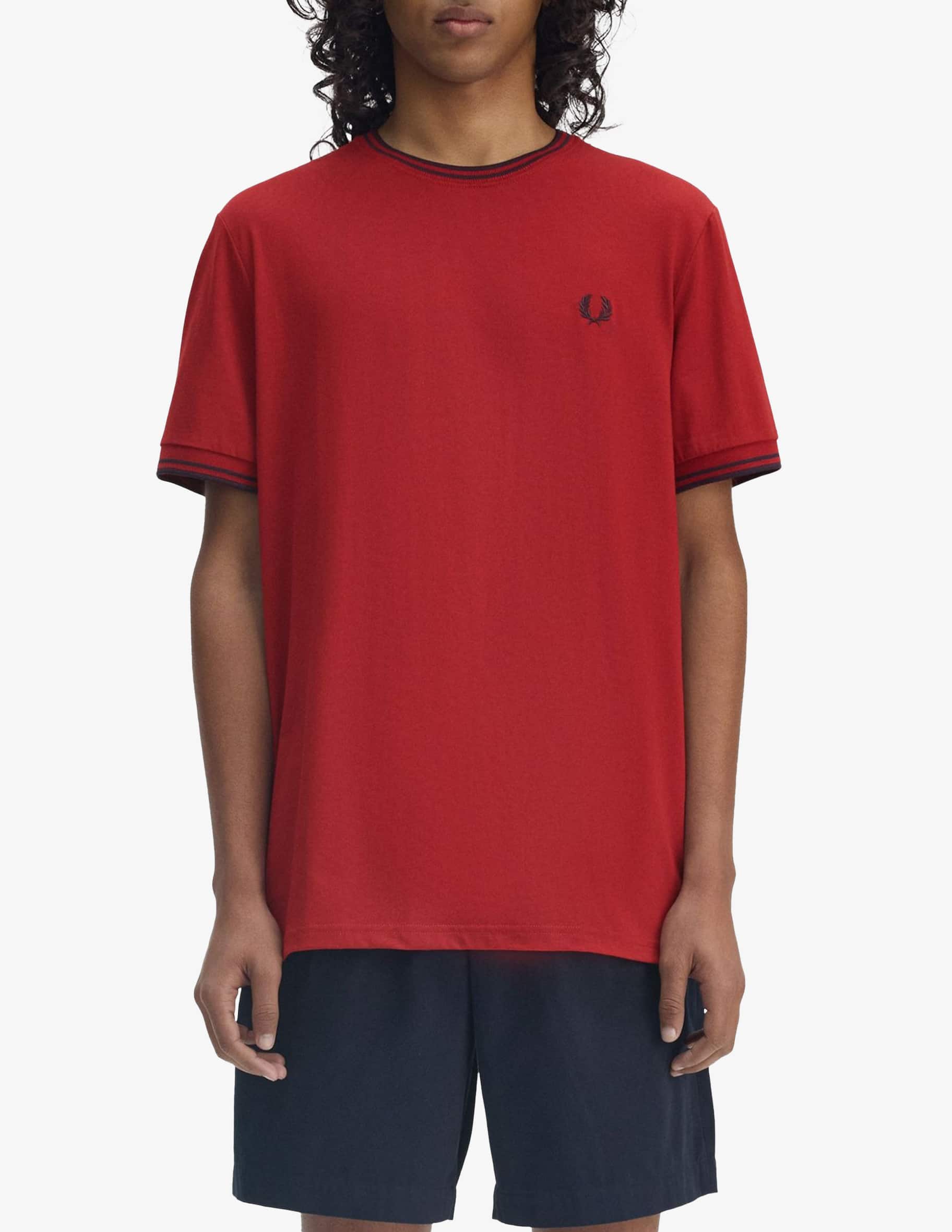 Shop Fred Perry Profile trim t-shirt on Rinascente