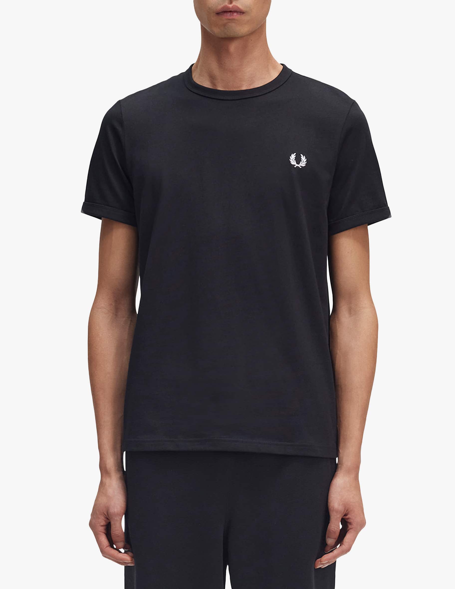 Shop Fred Perry Cotton logo t-shirt on Rinascente