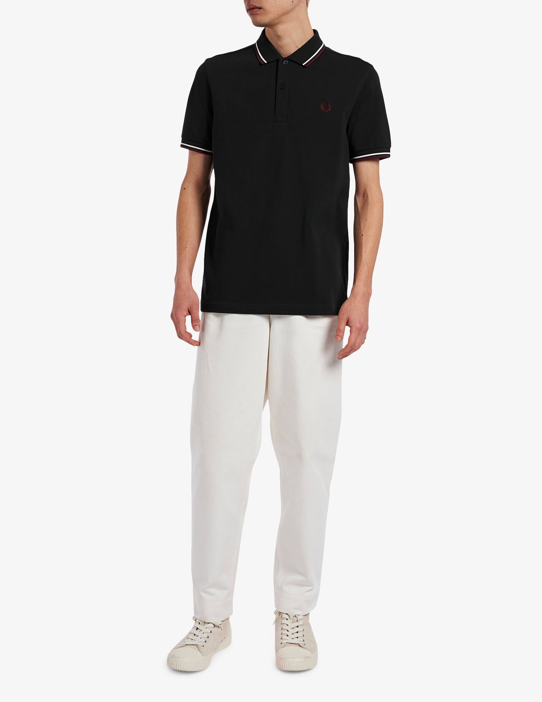 Shop Fred Perry Short sleeve profiles polo on Rinascente
