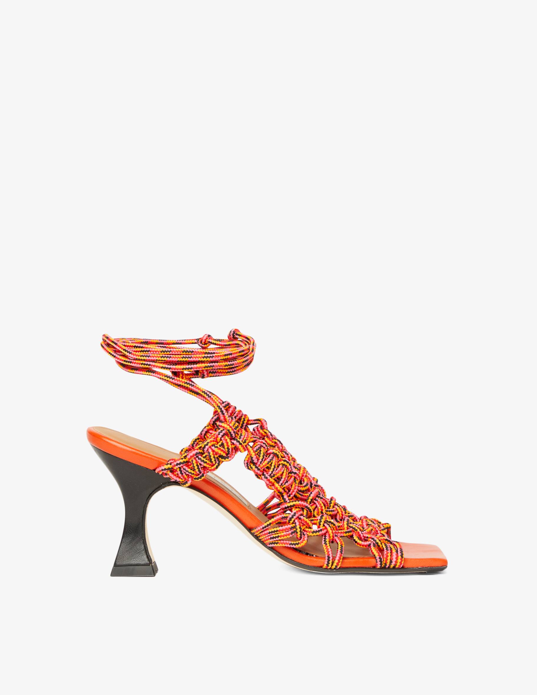 Shop MIISTA Stephanie crossed ropes sandals on Rinascente