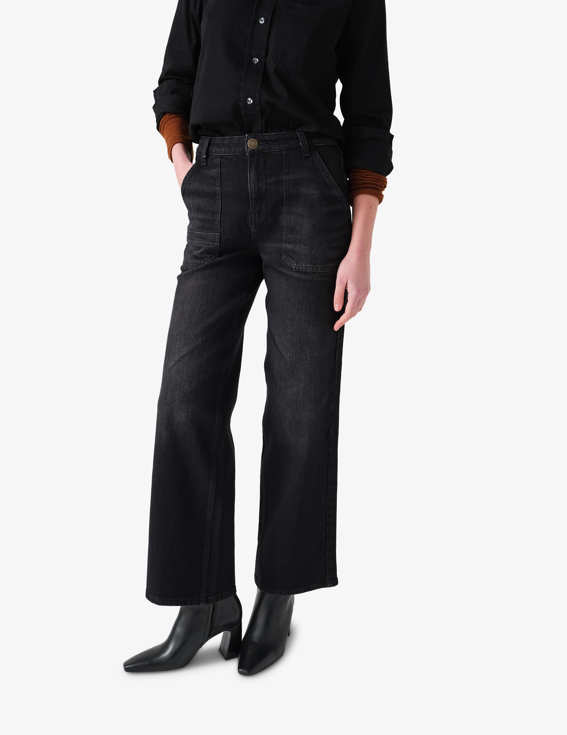 Shop seventy + mochi Elodie full length jeans on Rinascente