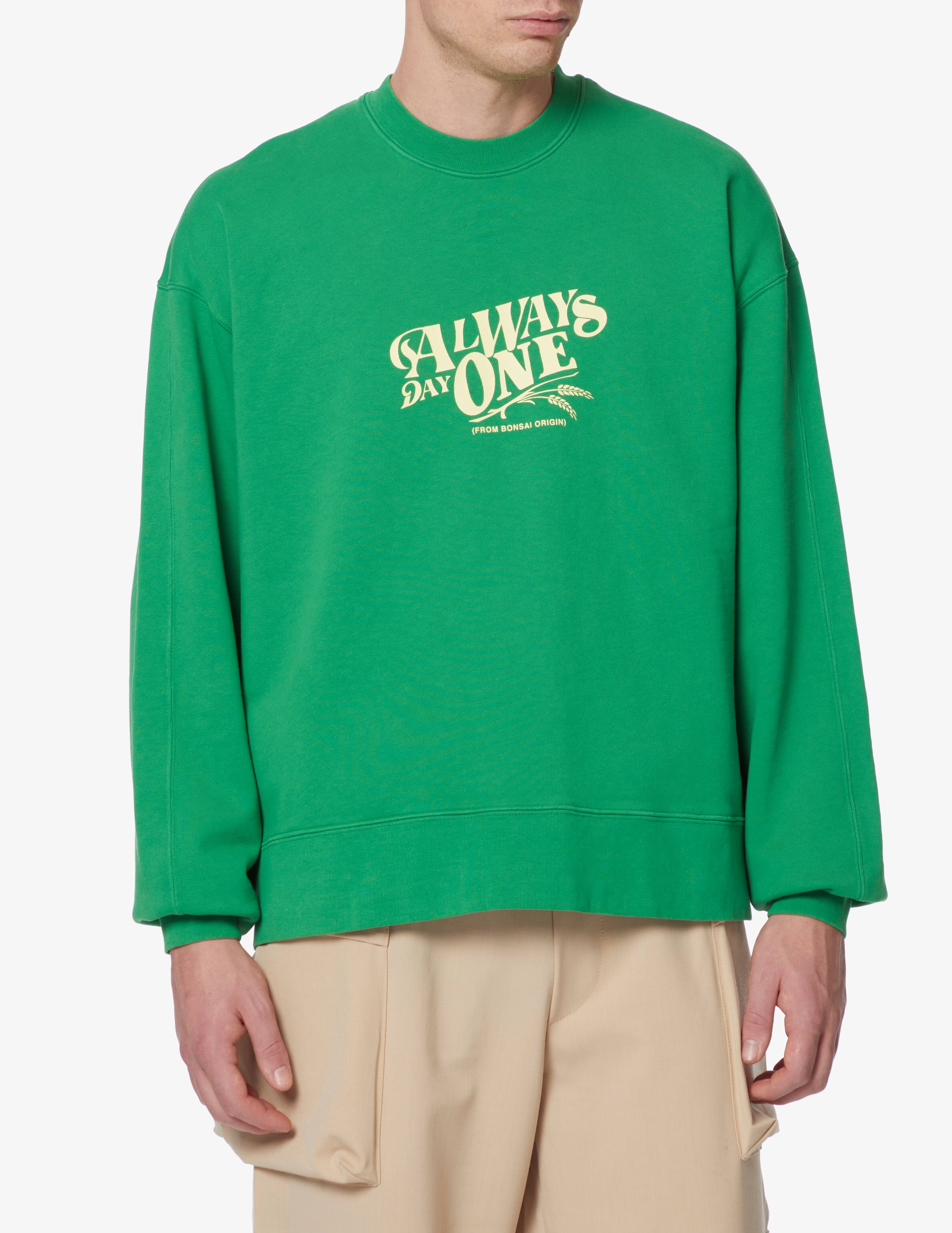 Acquista Bonsai Maglia girocollo always day one - Verde su Rinascente