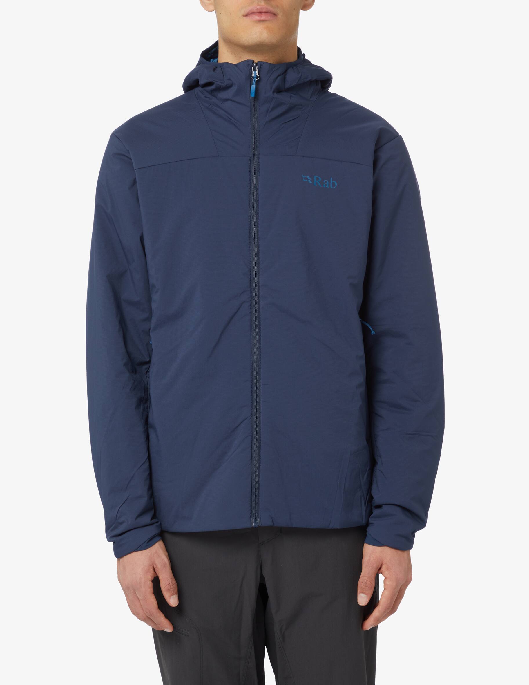 Shop Rab Light primaloft xenair hooded jacket on Rinascente