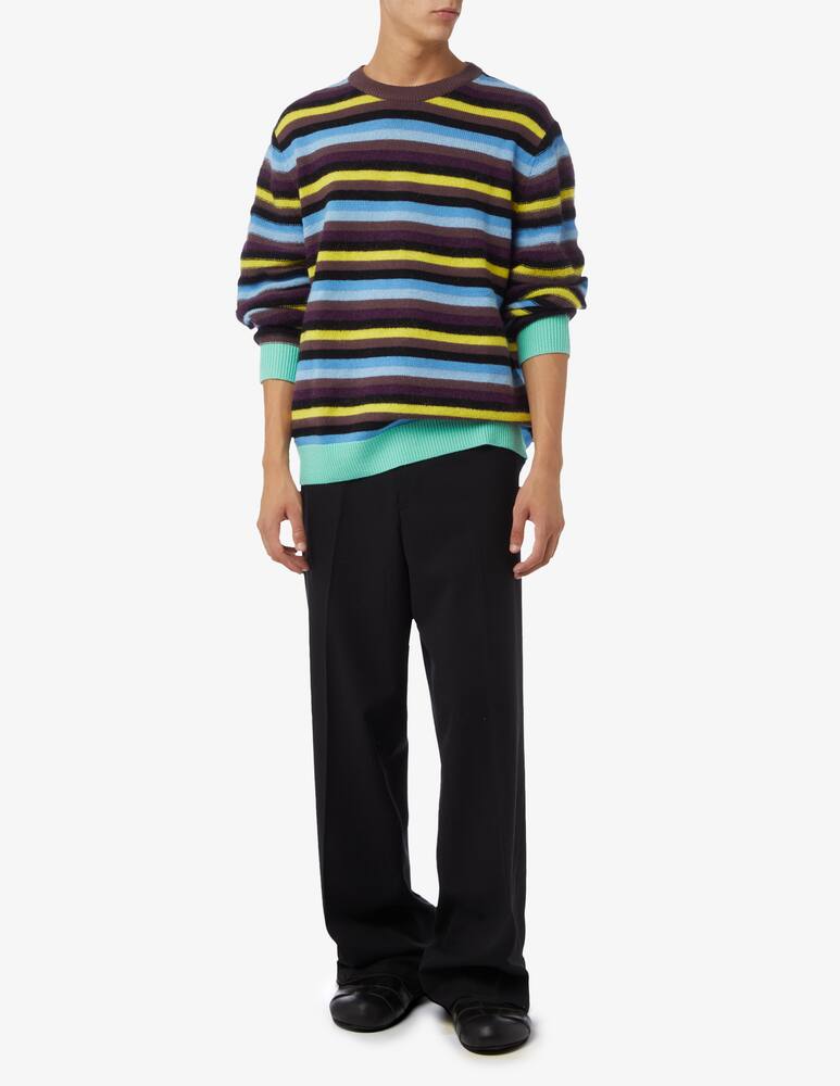 Shop PS Paul Smith Stripe crewneck jumper on Rinascente
