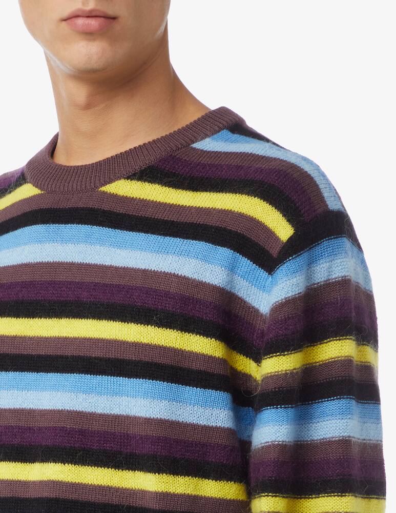 Shop PS Paul Smith Stripe crewneck jumper on Rinascente