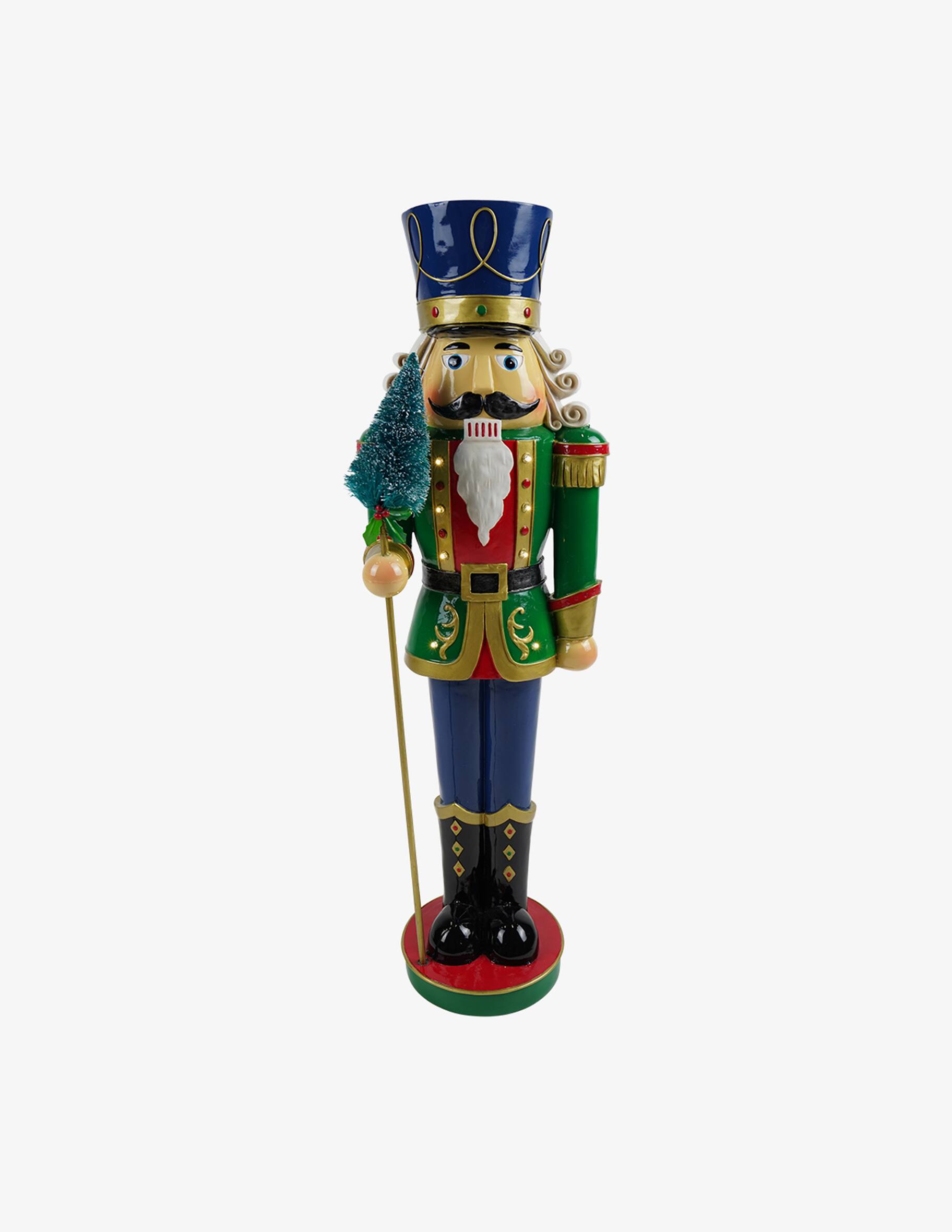 Shop Timstor Nutcracker holding Xmas tree, with lights - Multicolor on ...
