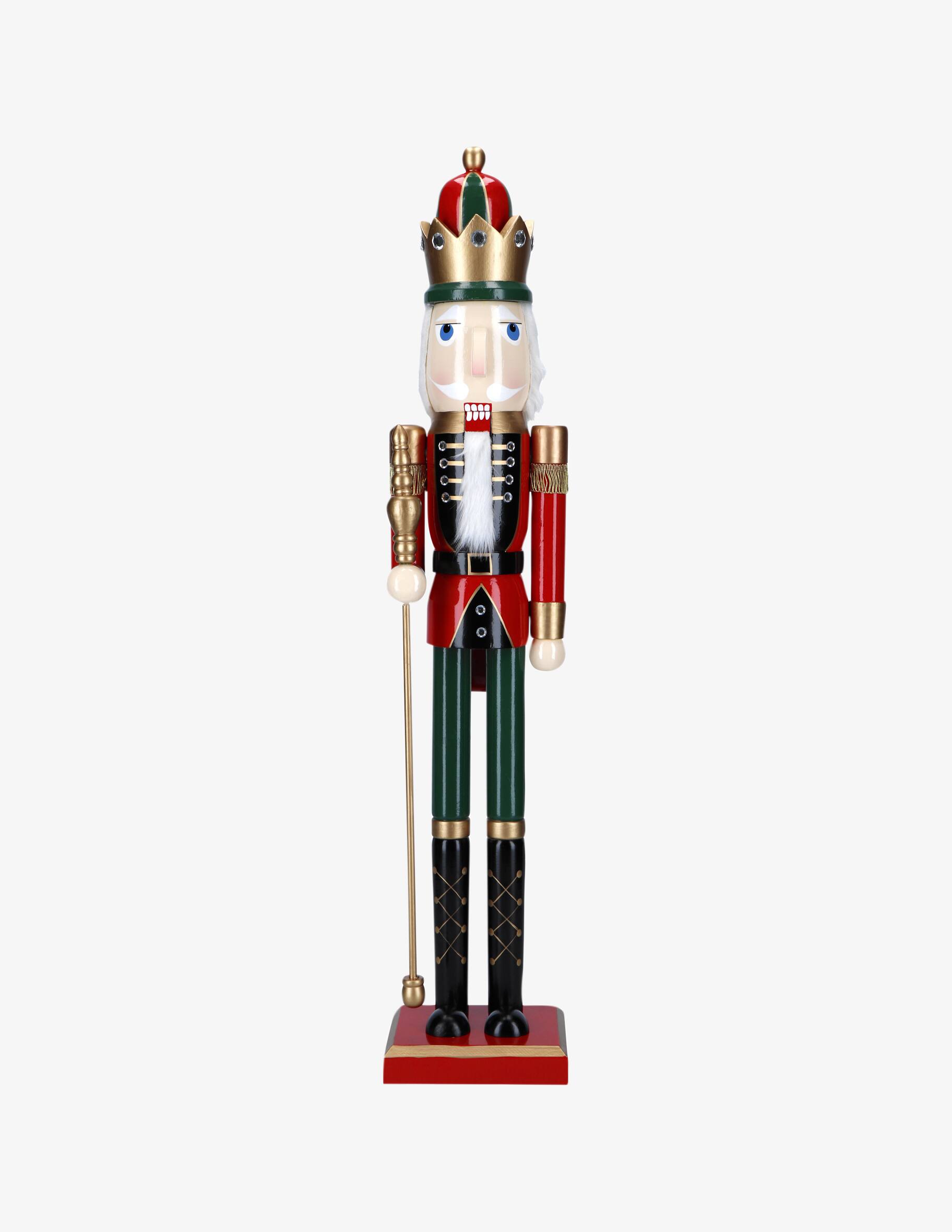 Acquista Timstor Wooden nutcracker with sceptor su Rinascente