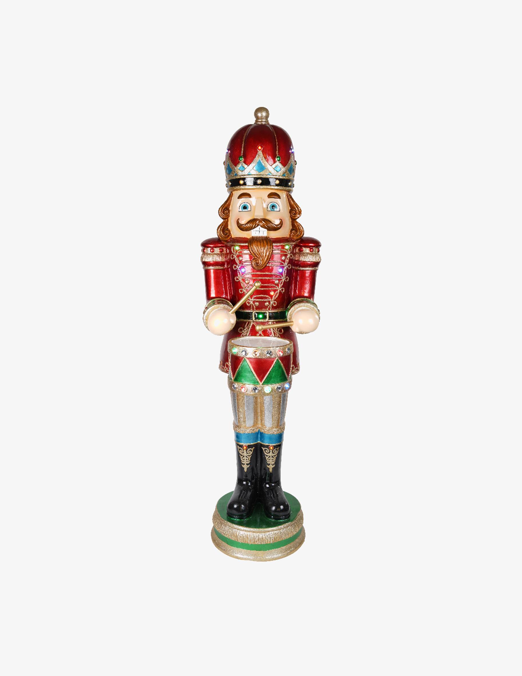 Shop Timstor Nutcracker playing the drum, with lights - Multicolor on ...