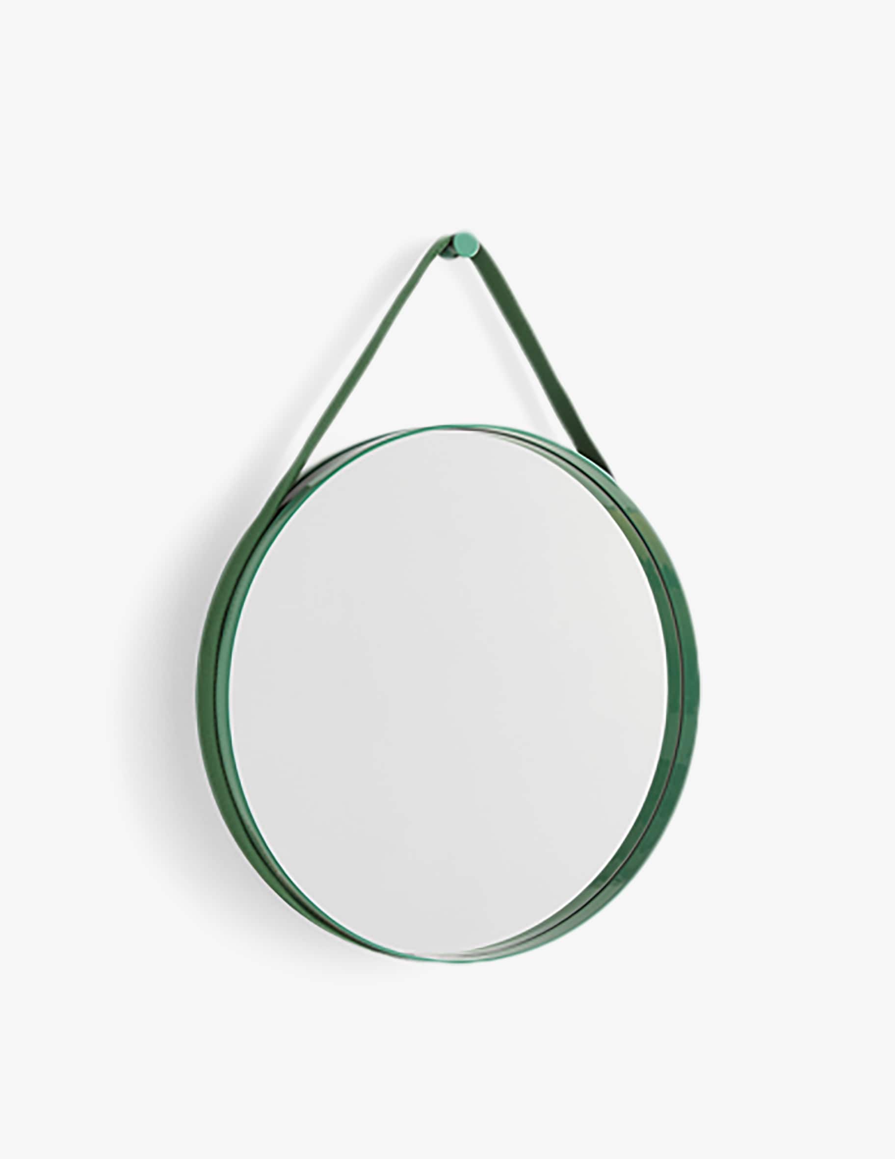 Shop Hay Strap Mirror N2 50 Cm Green on Rinascente