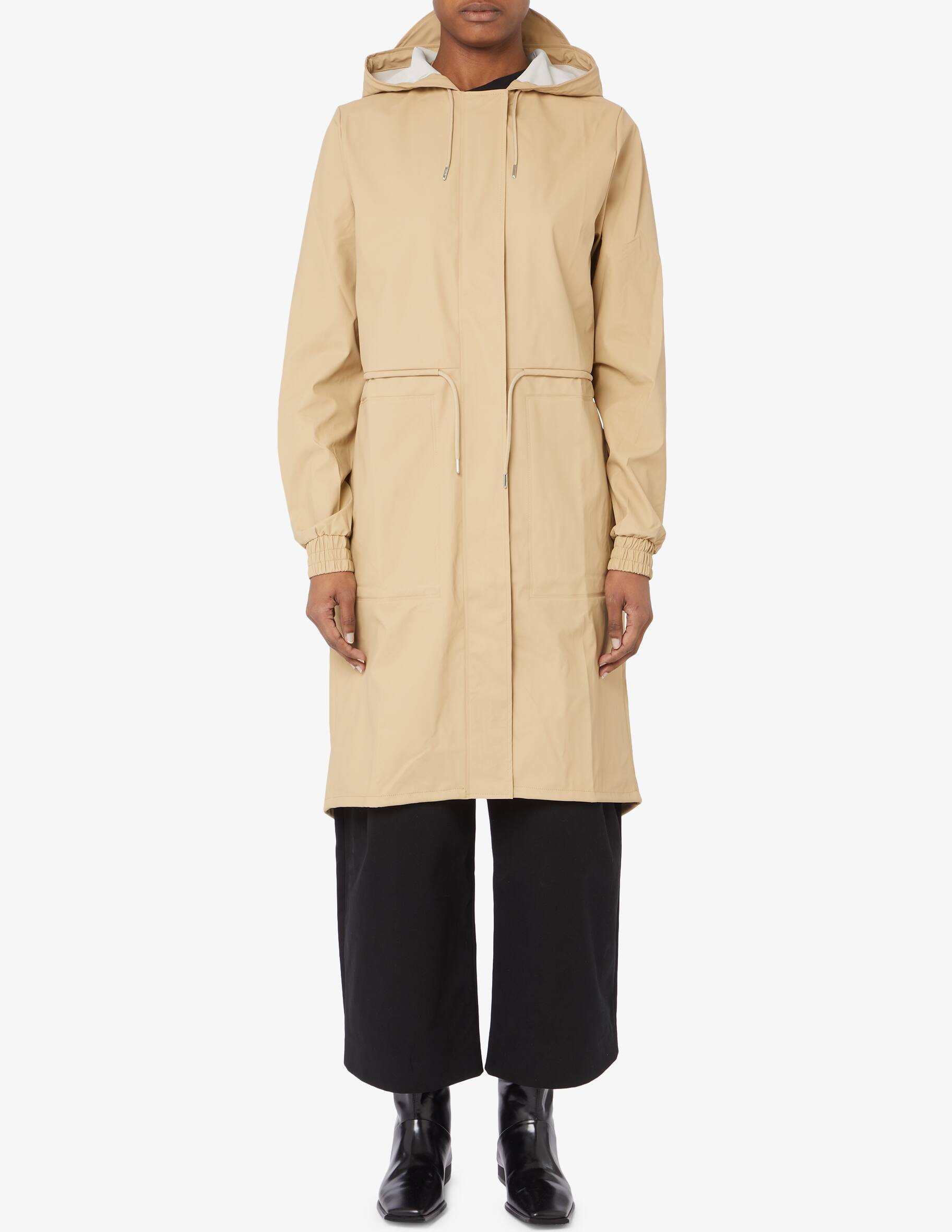 Shop Rains String parka on Rinascente