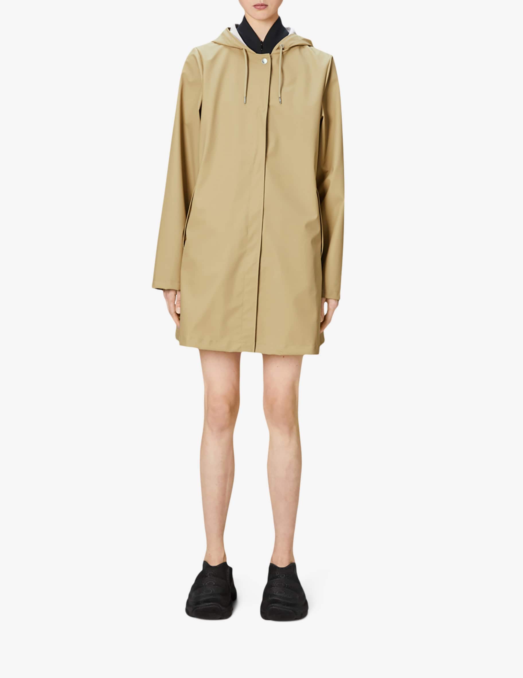 Shop Rains A-Line jacket on Rinascente