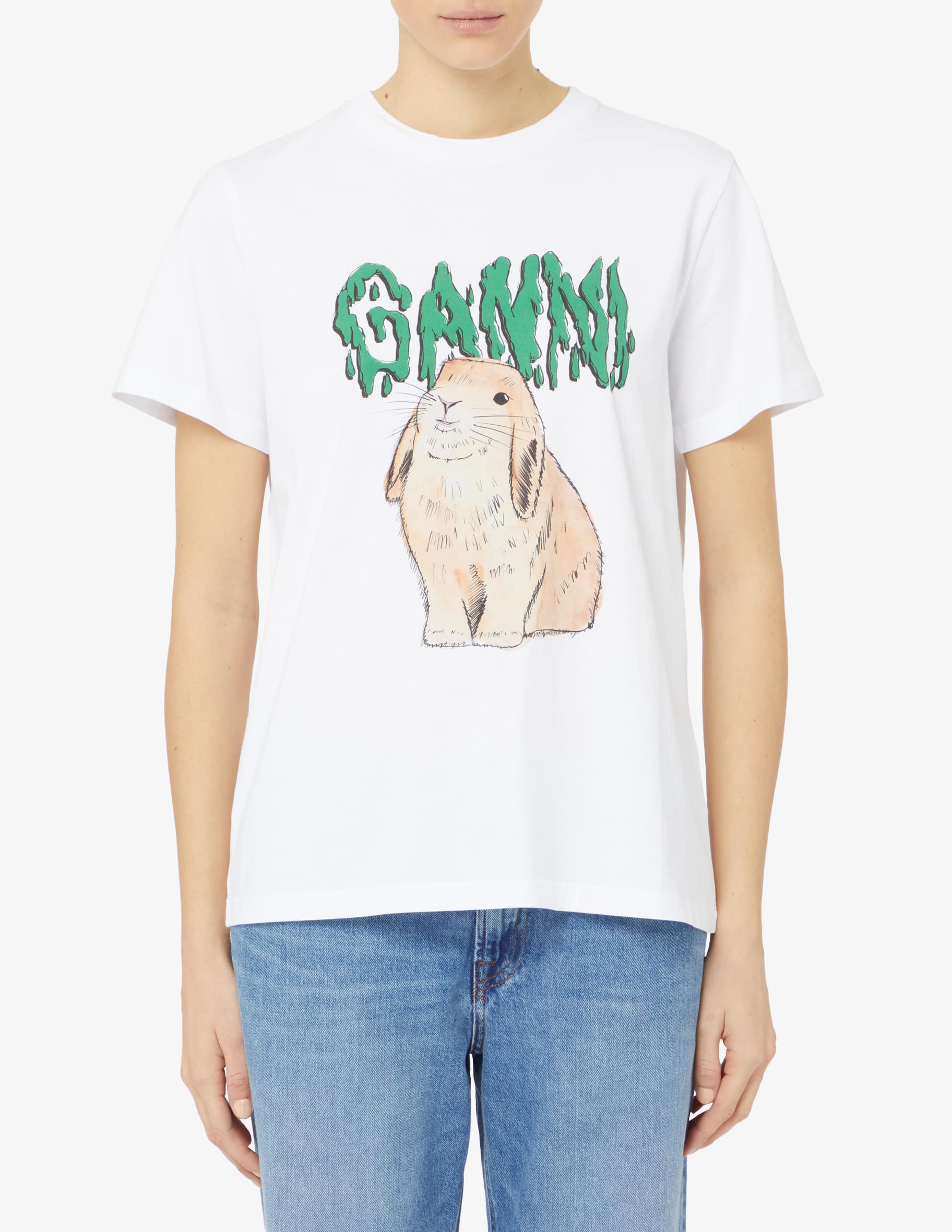 Acquista Ganni T-shirt Bunny su Rinascente