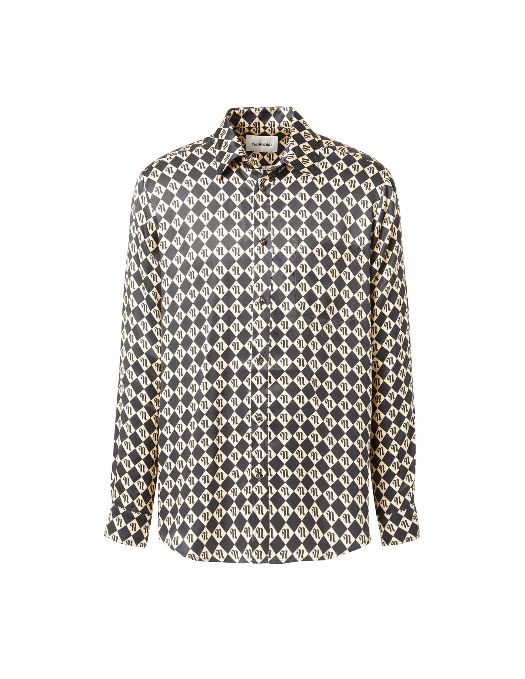Acquista Nanushka Camicia logo all over su Rinascente