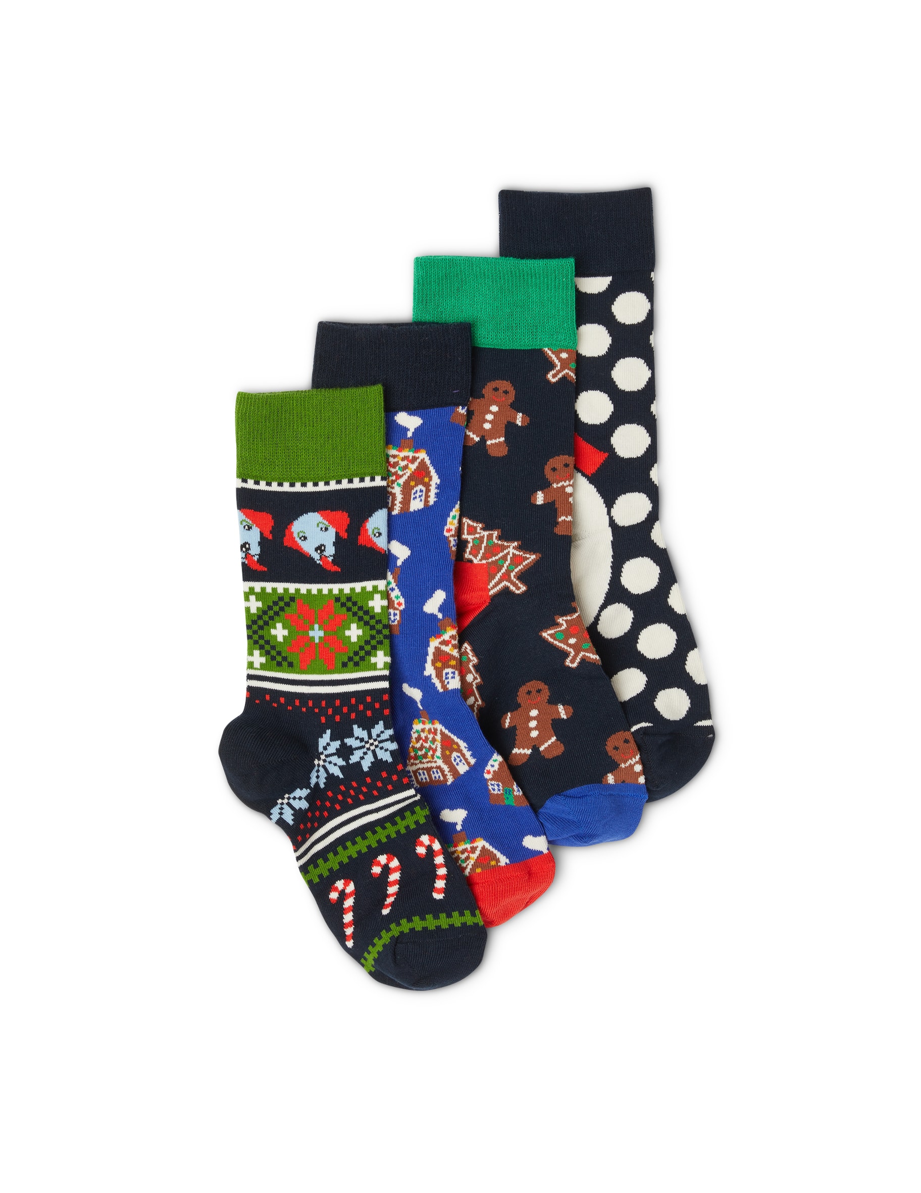 Shop Happy Socks Socks Gingerbread Cookies - 4 pack on Rinascente