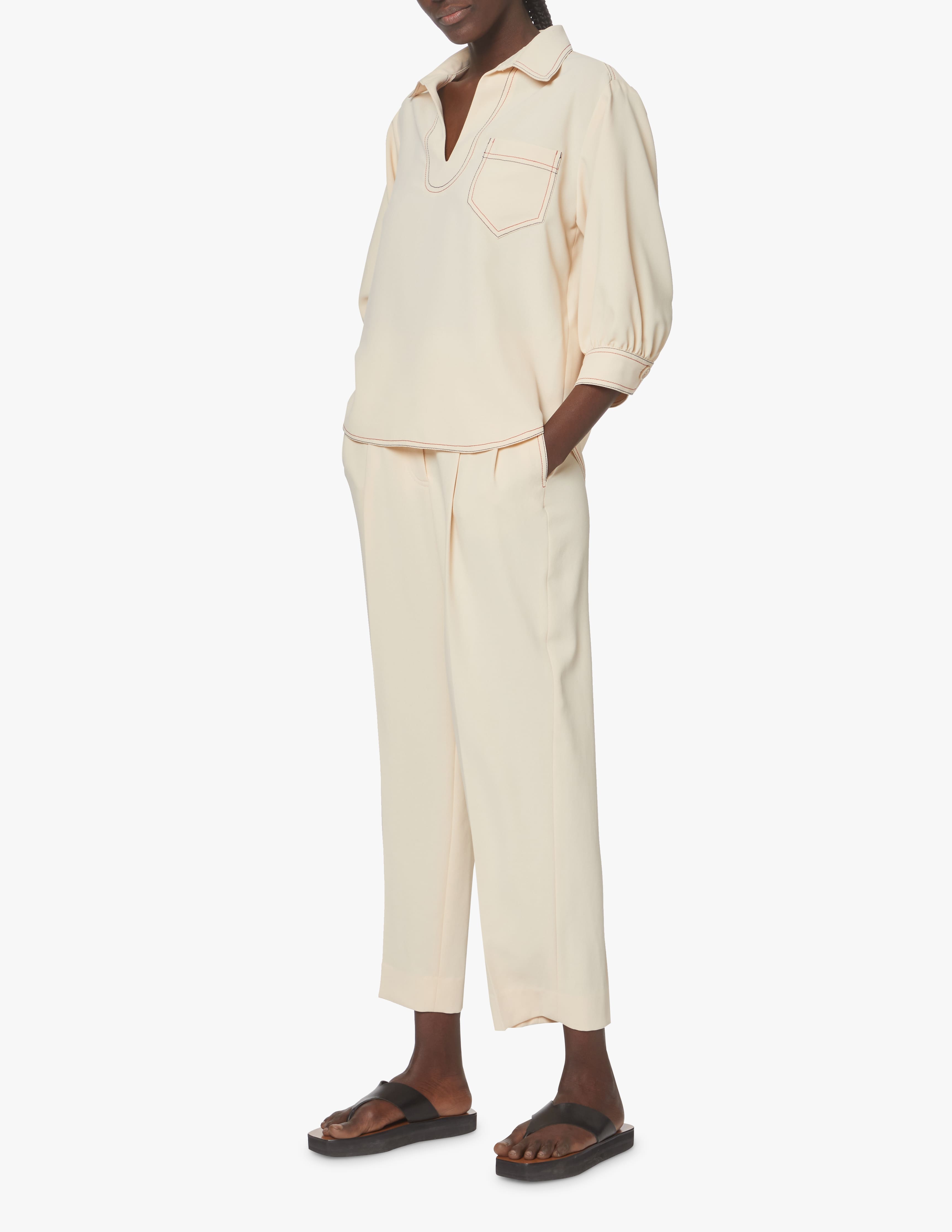 Shop See By Chloé Cropped trousers - pink on Rinascente