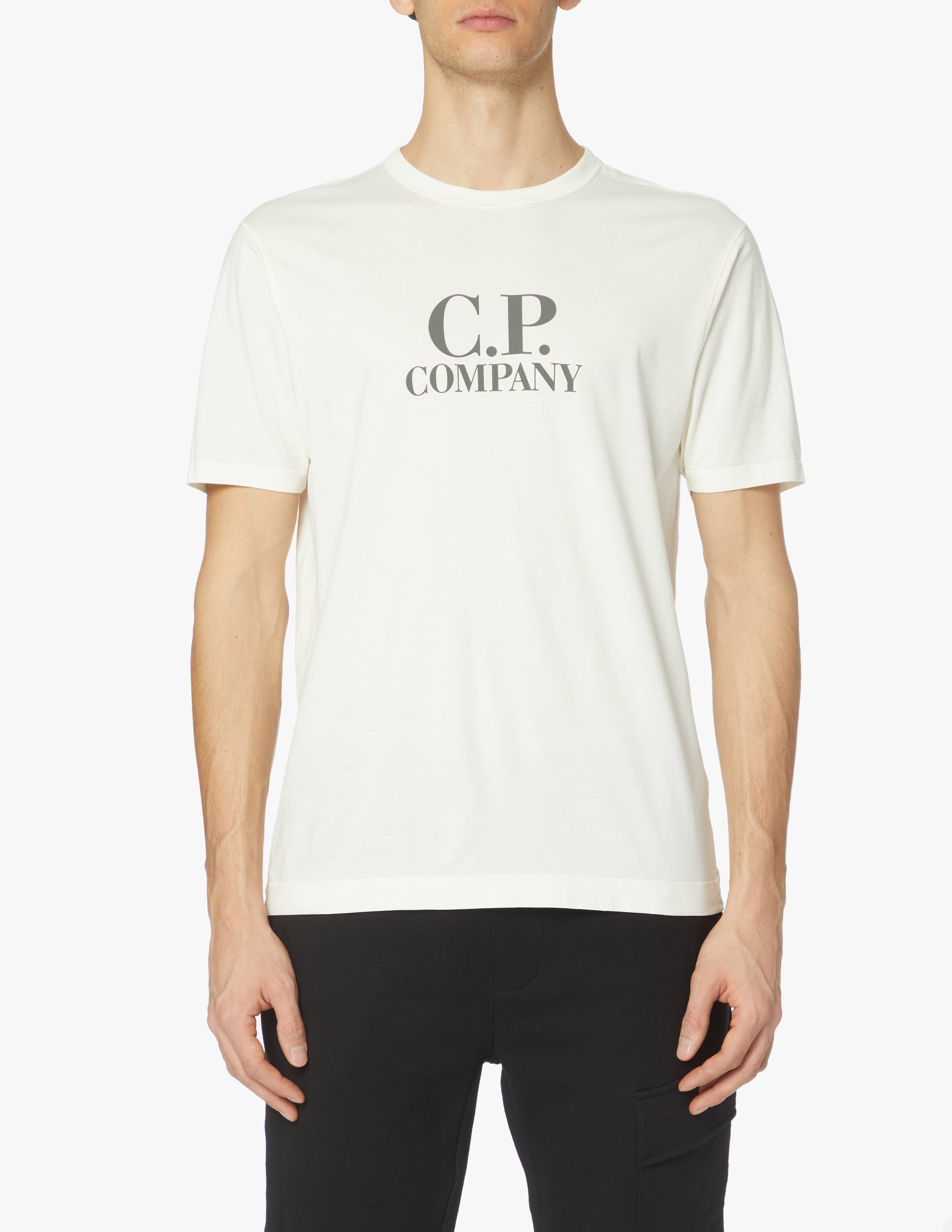 Shop Cp Company Big cp company t-shirt - white on Rinascente