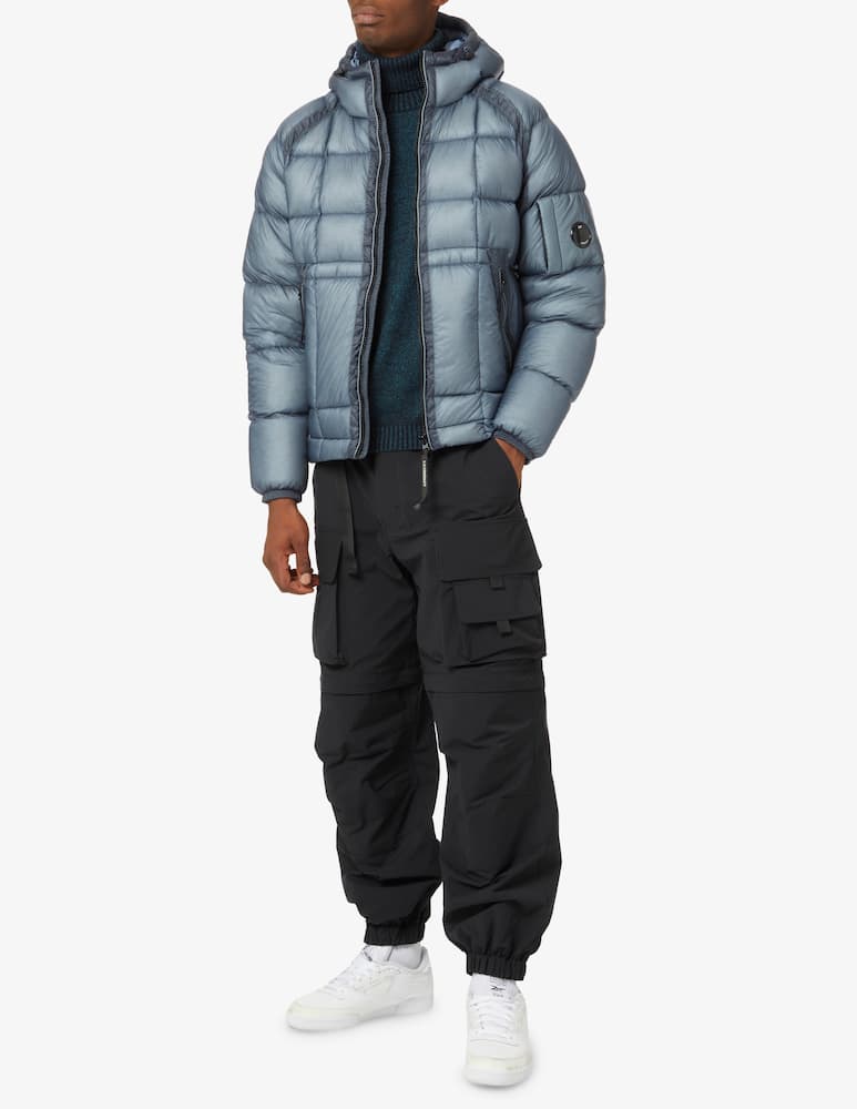 Shop Cp Company Dd shell medium hooded jacket - Grey on Rinascente