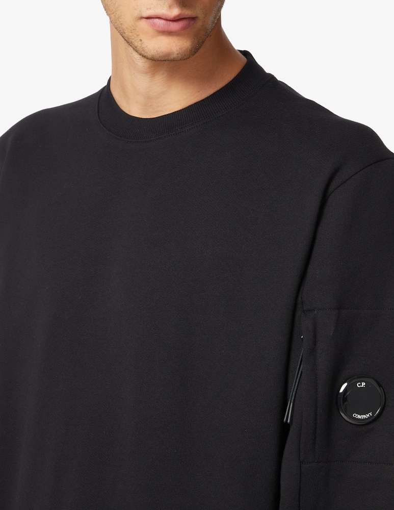 Shop Cp Company Lens sweatshirt on Rinascente