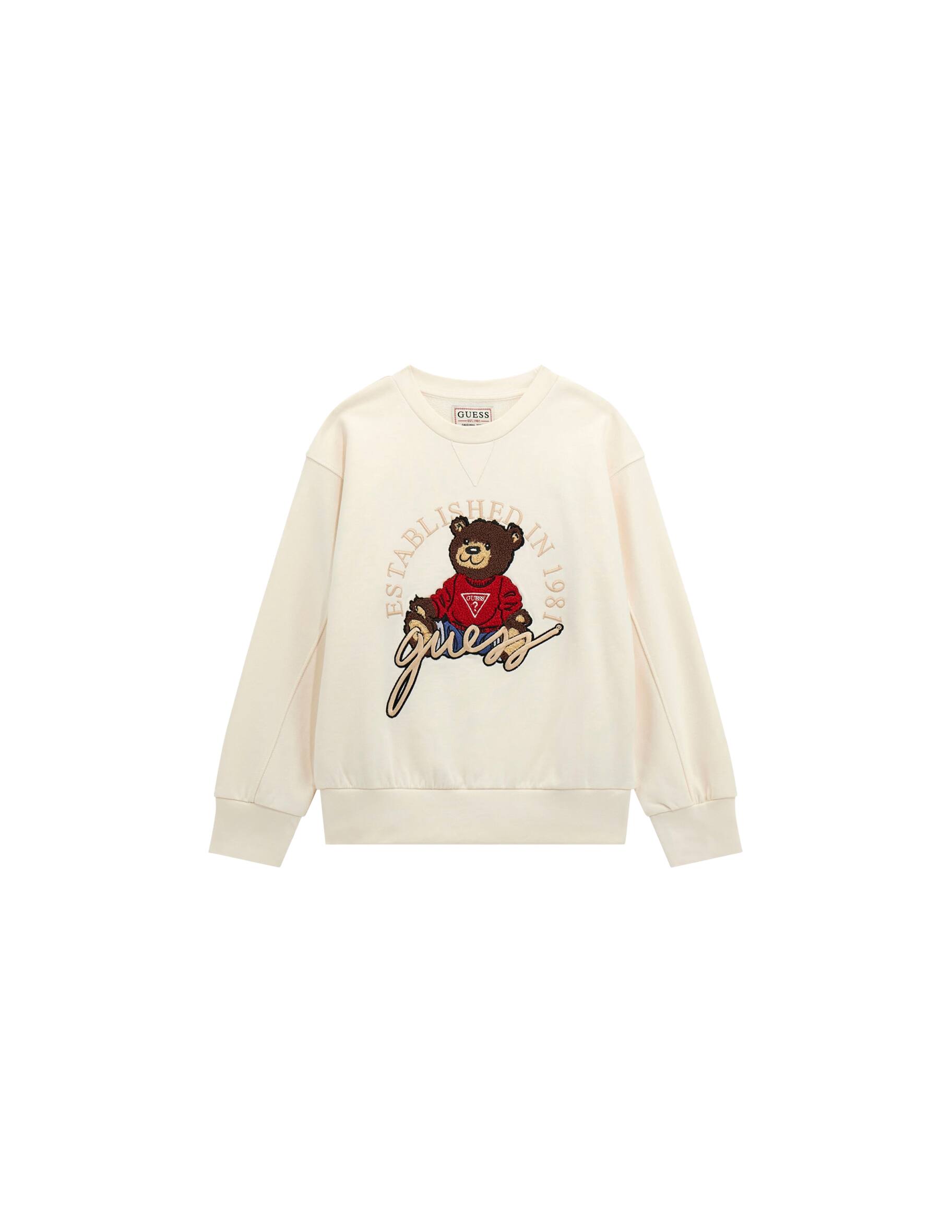 Shop Guess Teddy logo sweatshirt on Rinascente