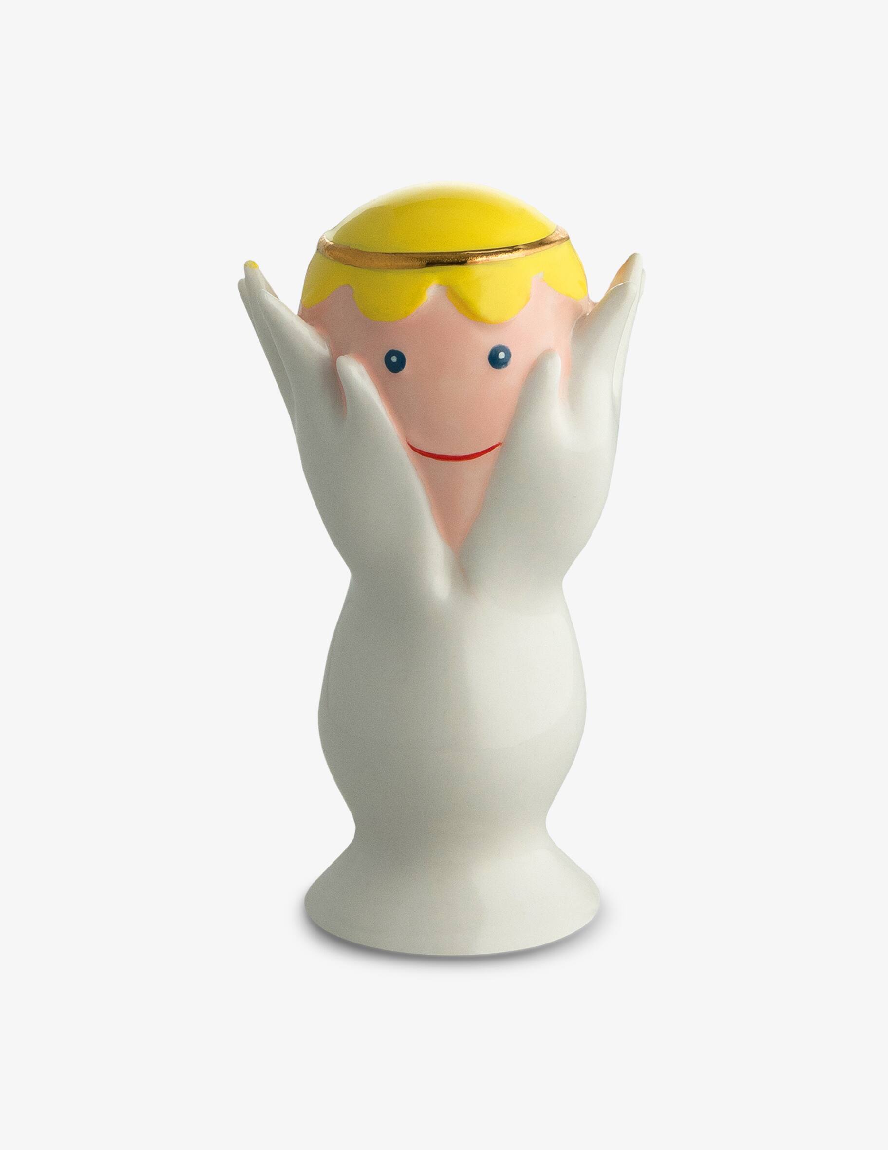 Shop Alessi Angelo Miracolo Crib Figurine In Porcelain - Multi on ...