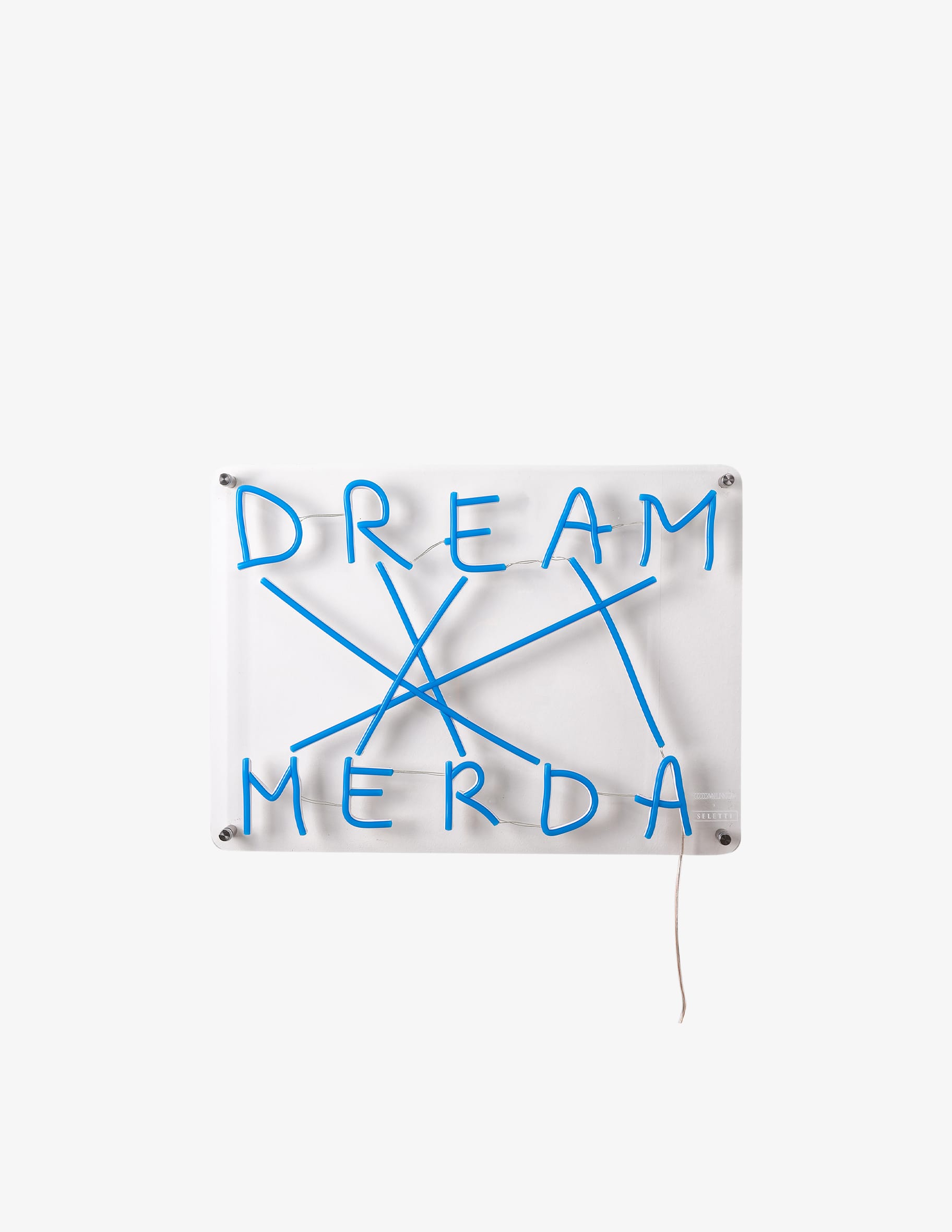 Shop Seletti Led Lamp Dream-Merda - Blue on Rinascente
