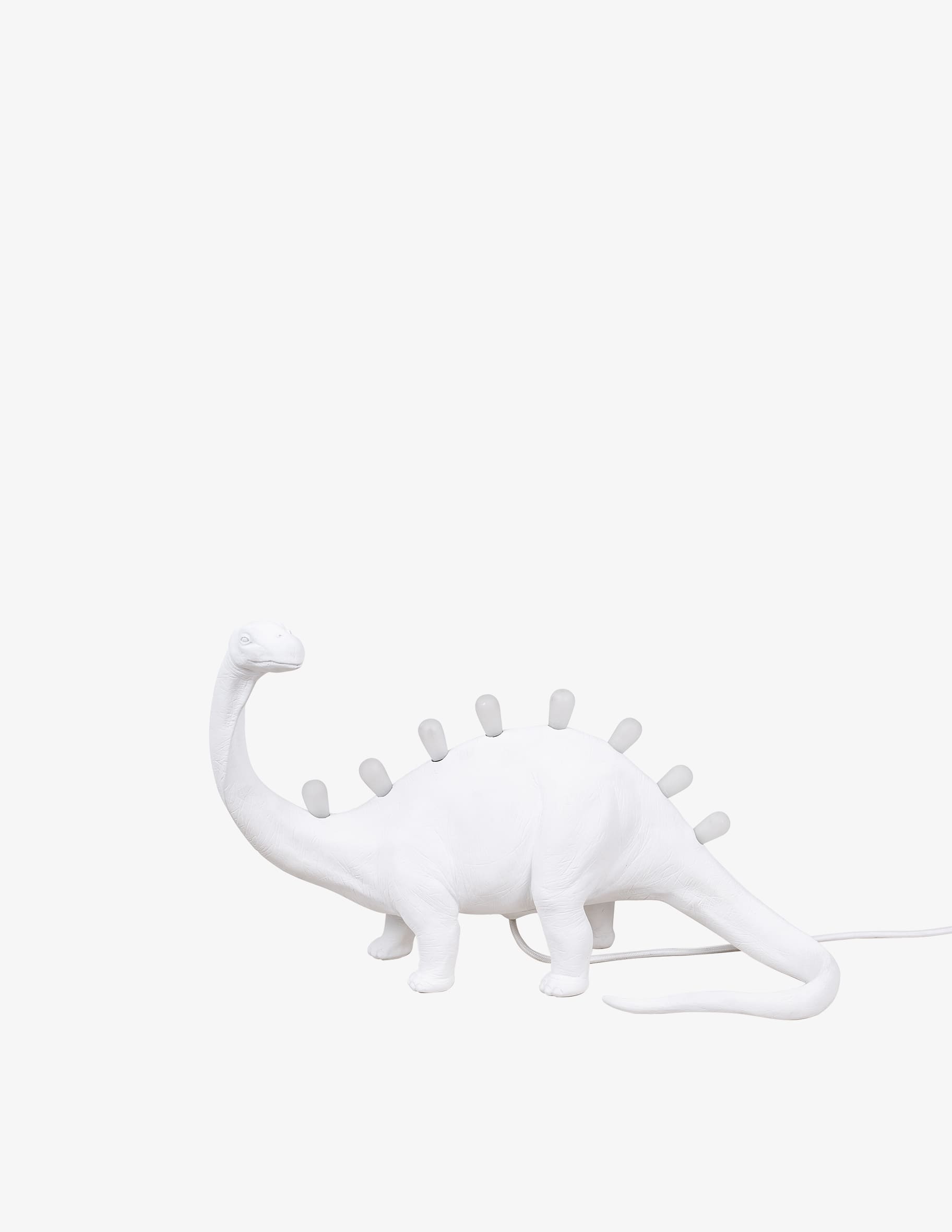 Acquista Seletti Jurassic Lamp-Brontosaurus Lampada In Resina - Bianco ...
