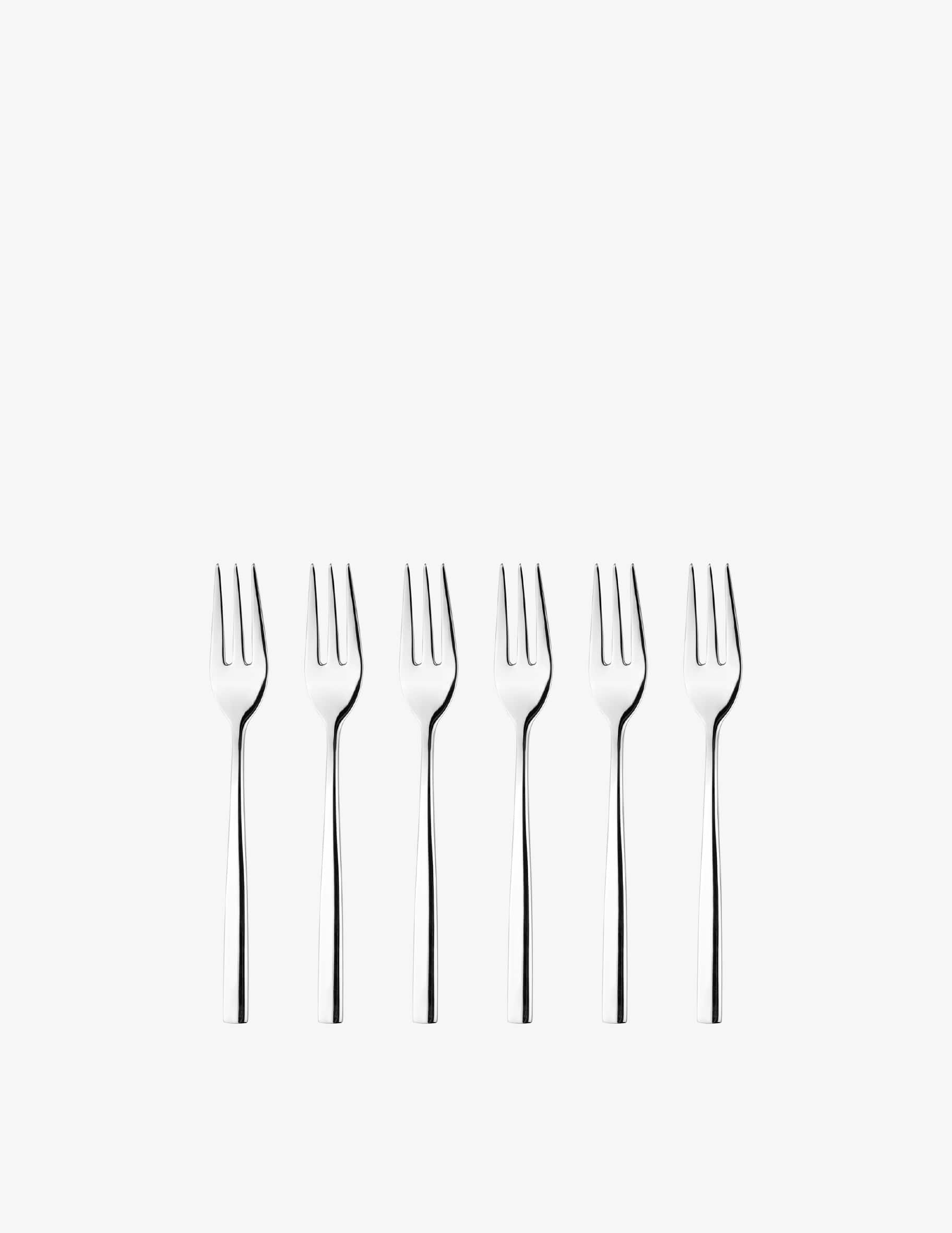 Shop Guzzini Petra Cutlery fork set 6pcs. on Rinascente