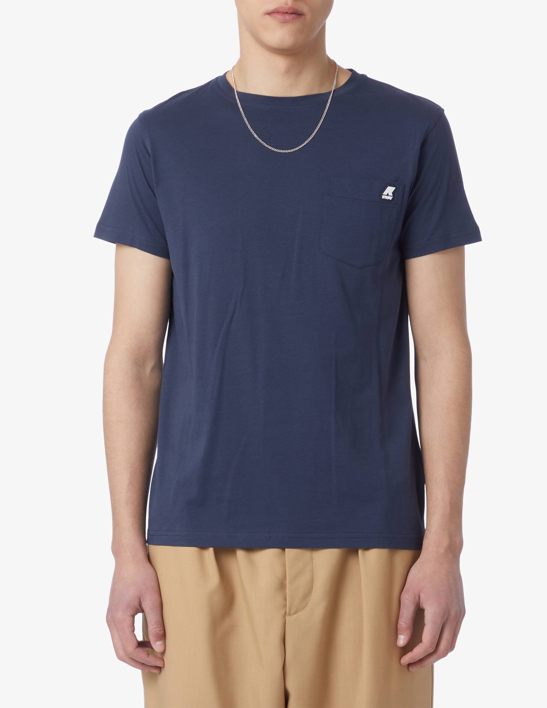 Shop K-Way T shirt with pocket on Rinascente