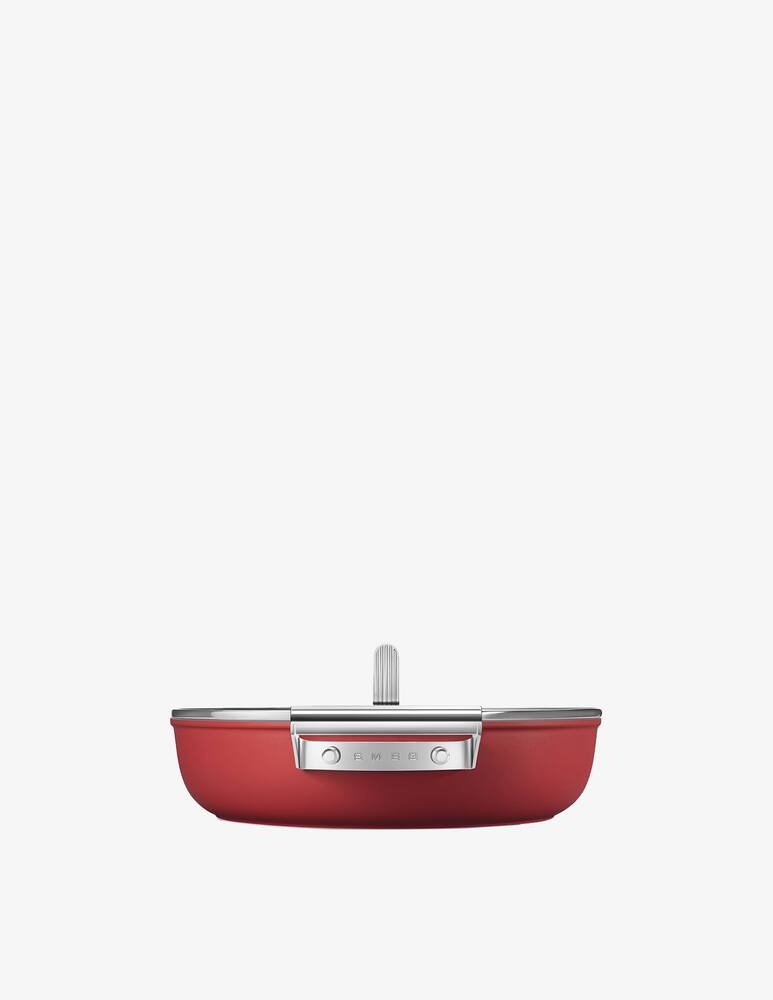 Shop Smeg Pan 50'S Style - Red on Rinascente