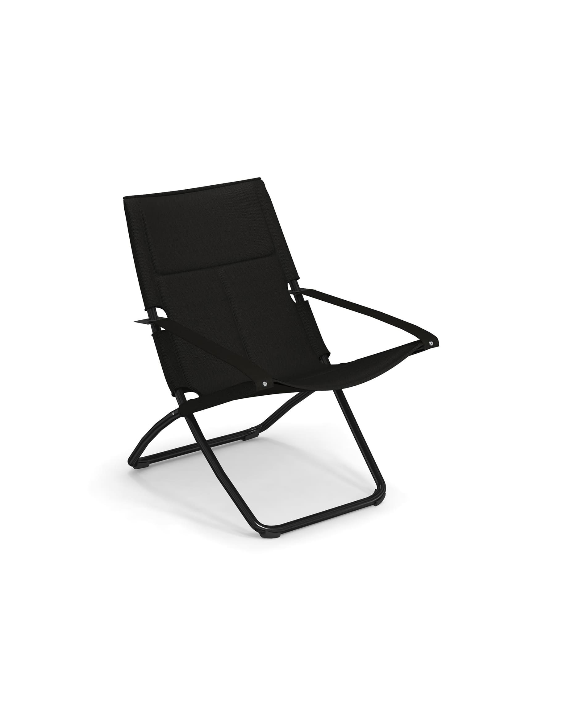 Shop Emu Snooze Cozy Deck Chair - Black on Rinascente