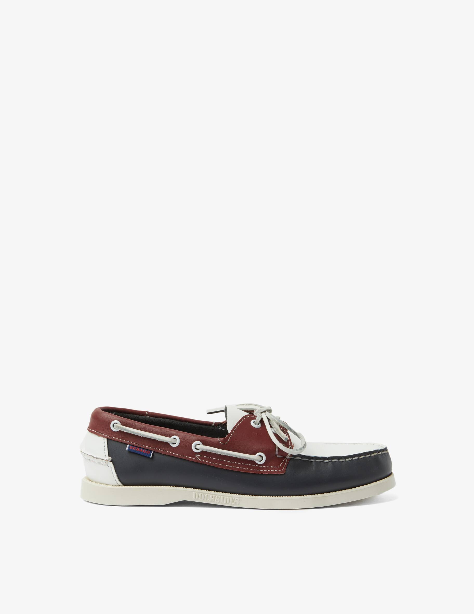 Shop Sebago Portland spinnaker loafers Red on Rinascente
