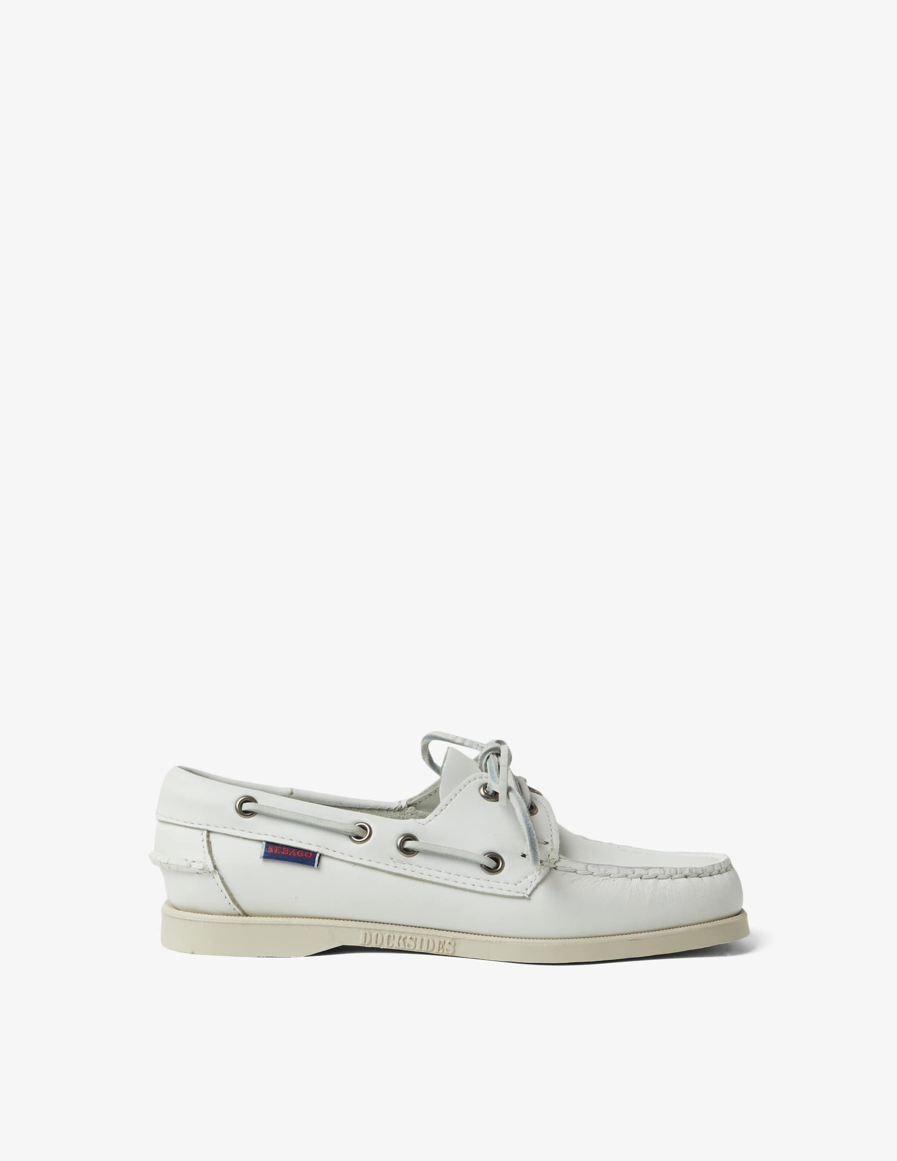 Shop Sebago Dockside Portland Boat leather loafer on Rinascente
