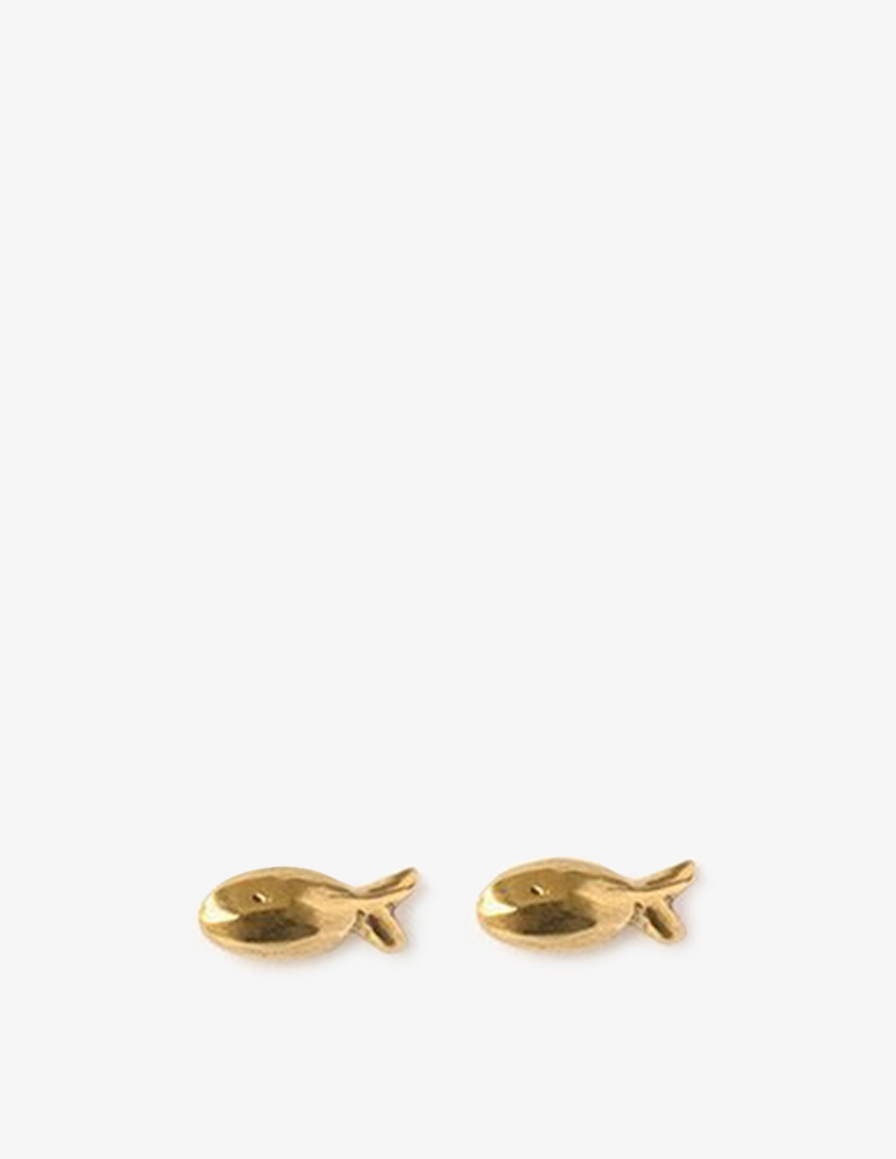 Shop Giulia Tamburini Fish earrings on Rinascente