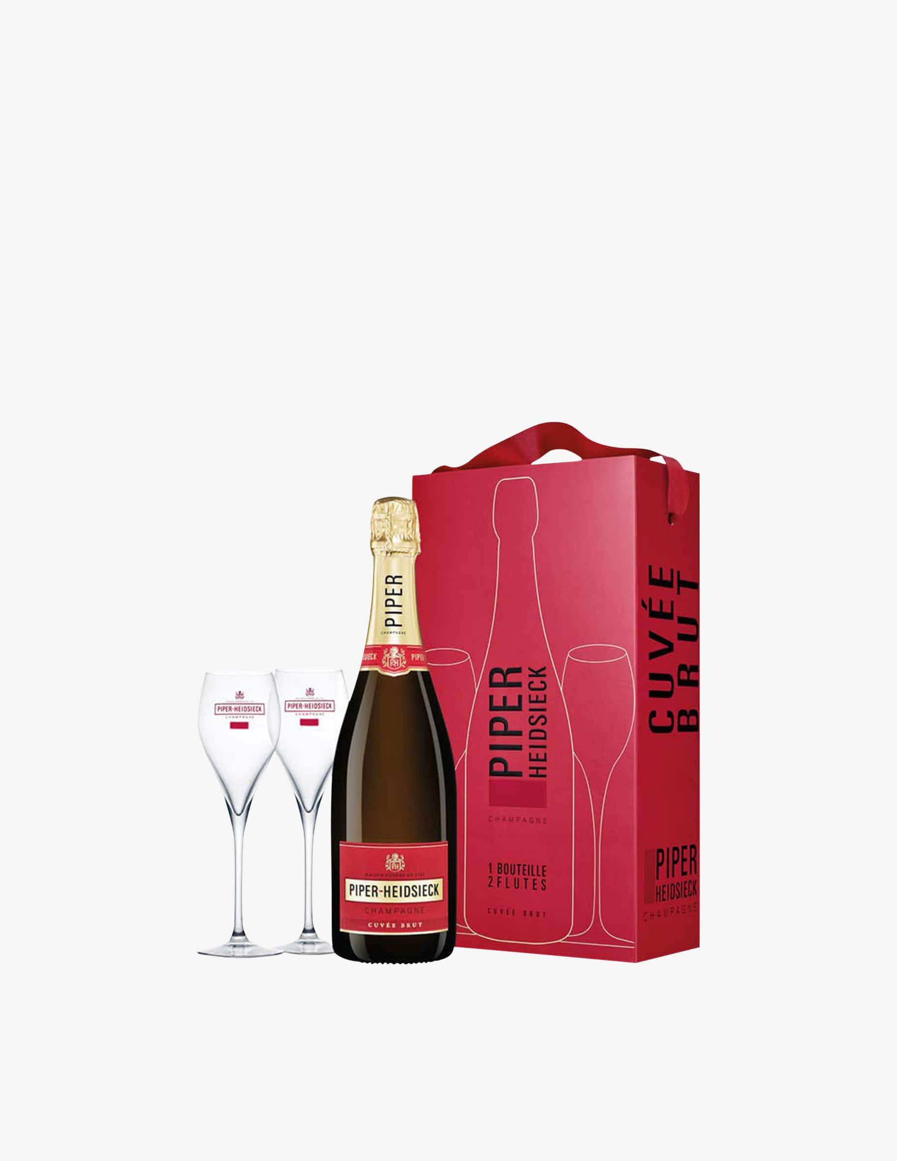 Acquista Piper-Heidsieck Champagne Cuvee Brut Glass Pack 75cl su Rinascente