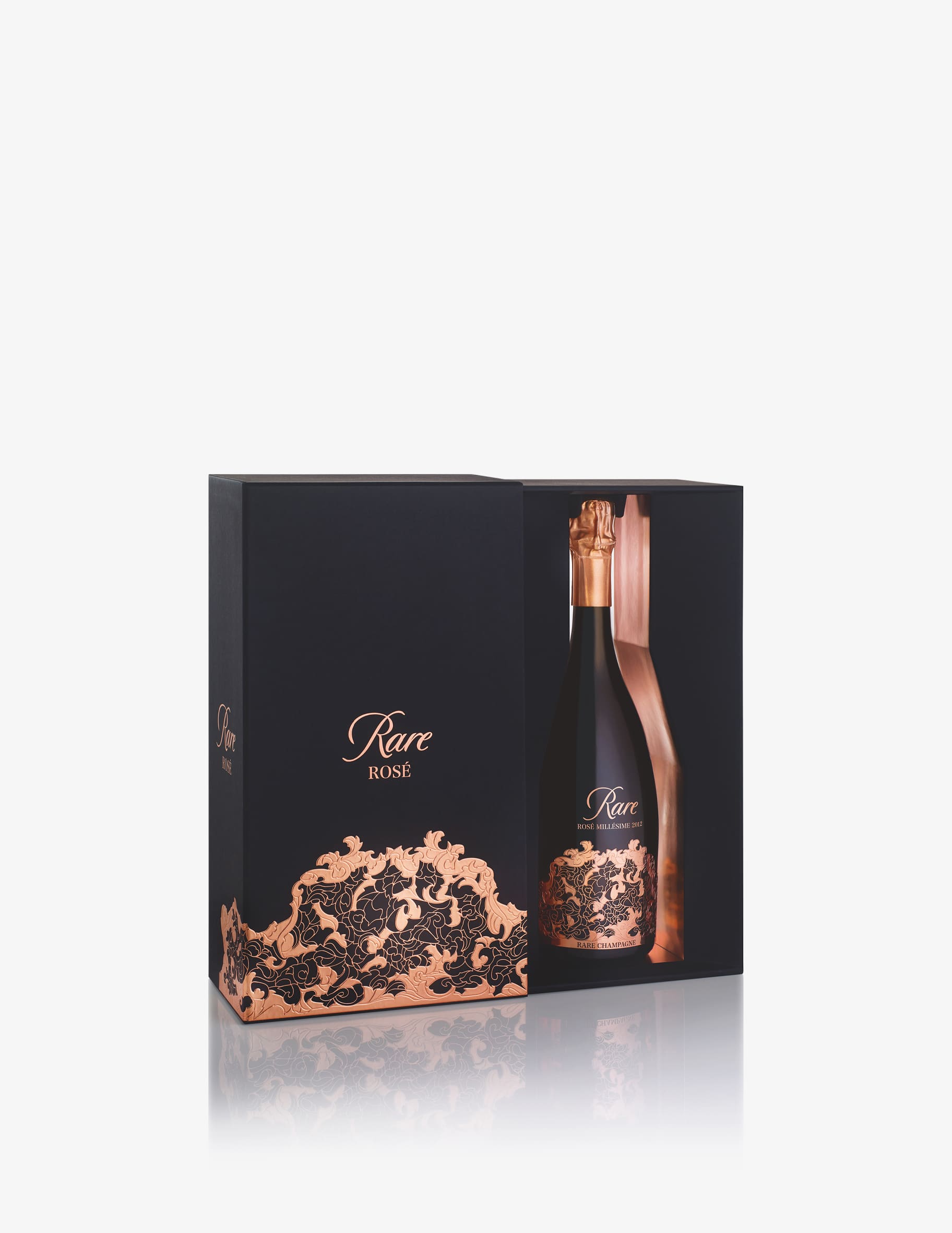 Shop Rare Rare Champane Rosé Millèsime GiftBox 2012 750ml on Rinascente