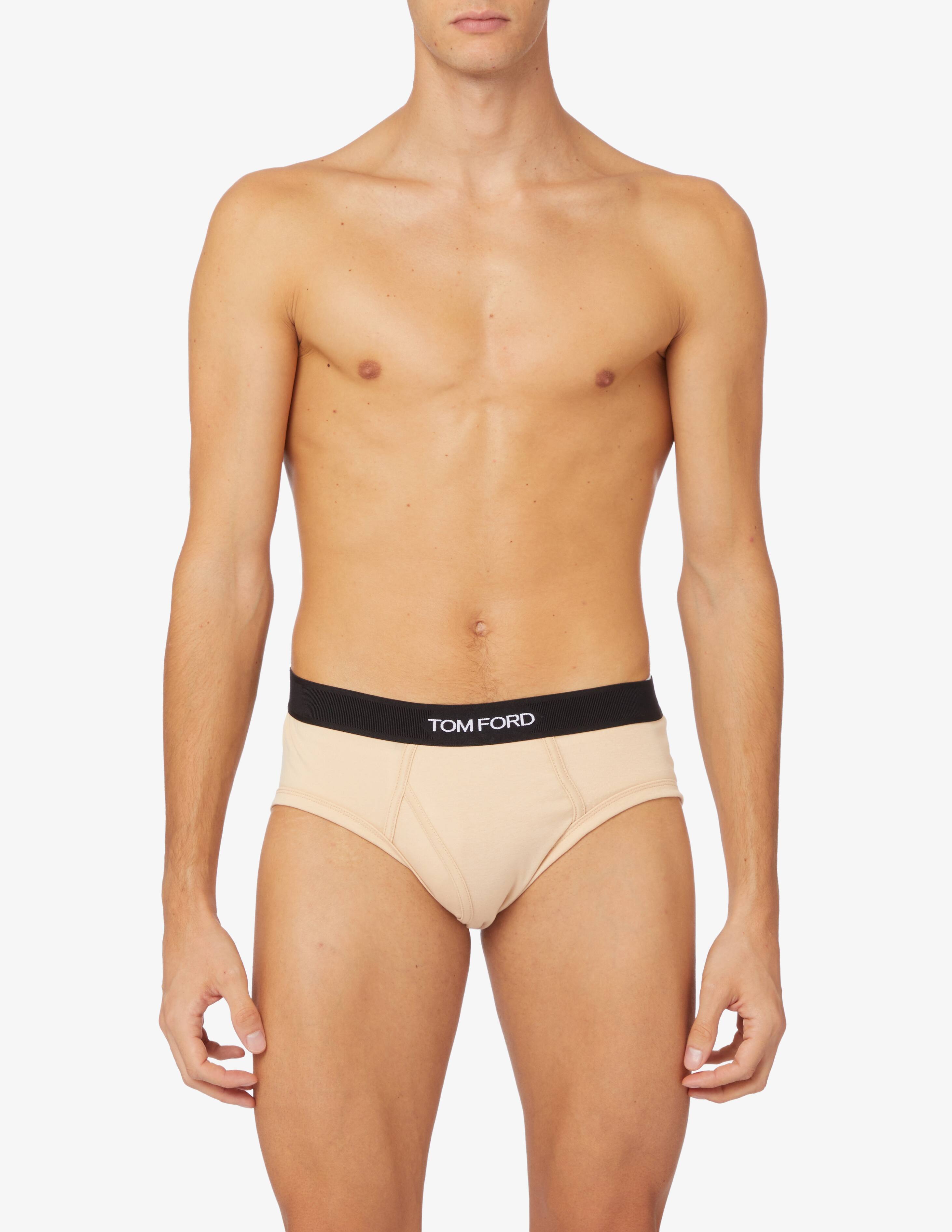 Shop Tom Ford Briefs - Beige on Rinascente