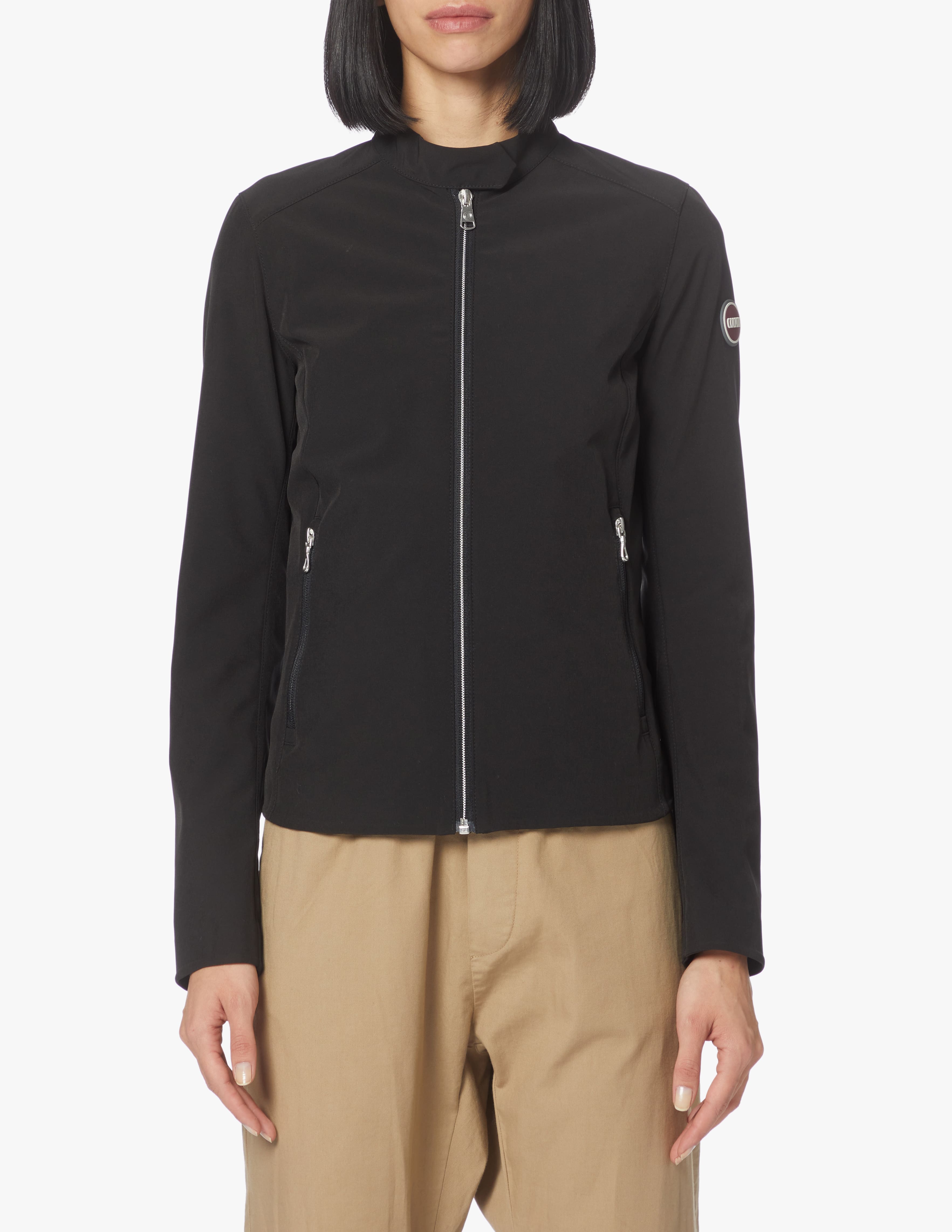 Shop Colmar Softshell jacket - black on Rinascente