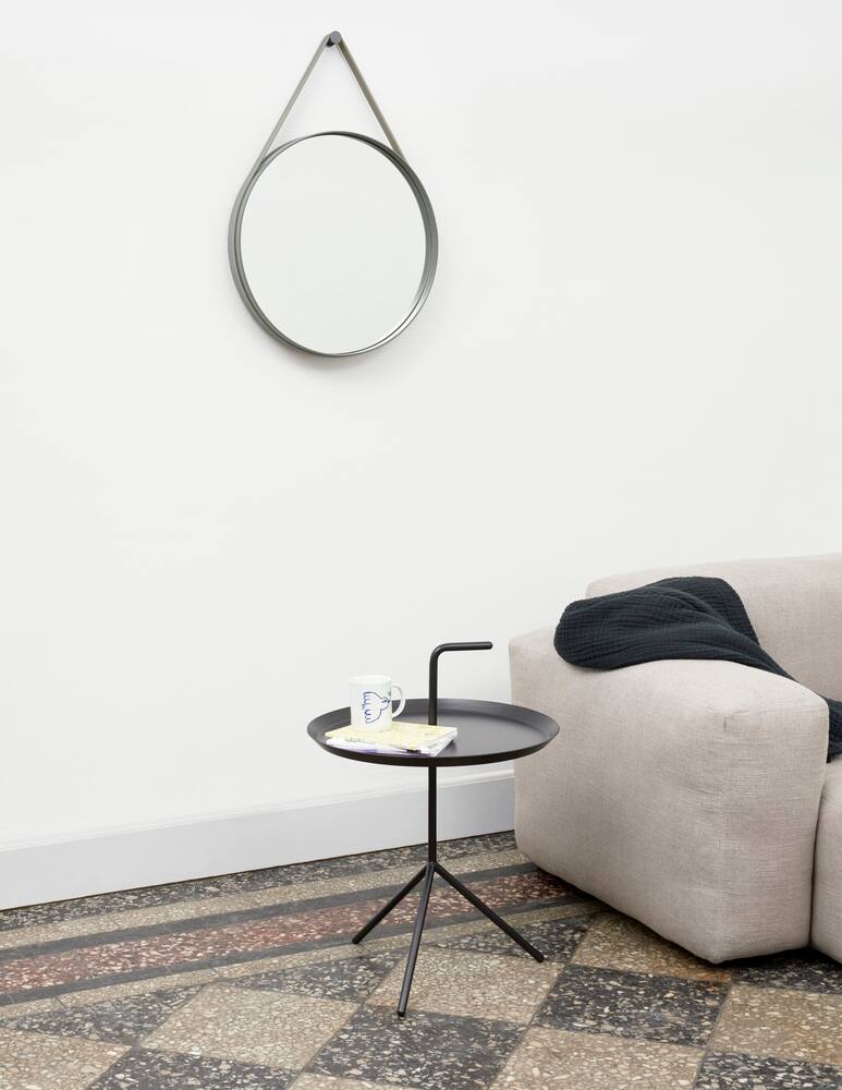 Shop Hay Strap Mirror - Grey on Rinascente
