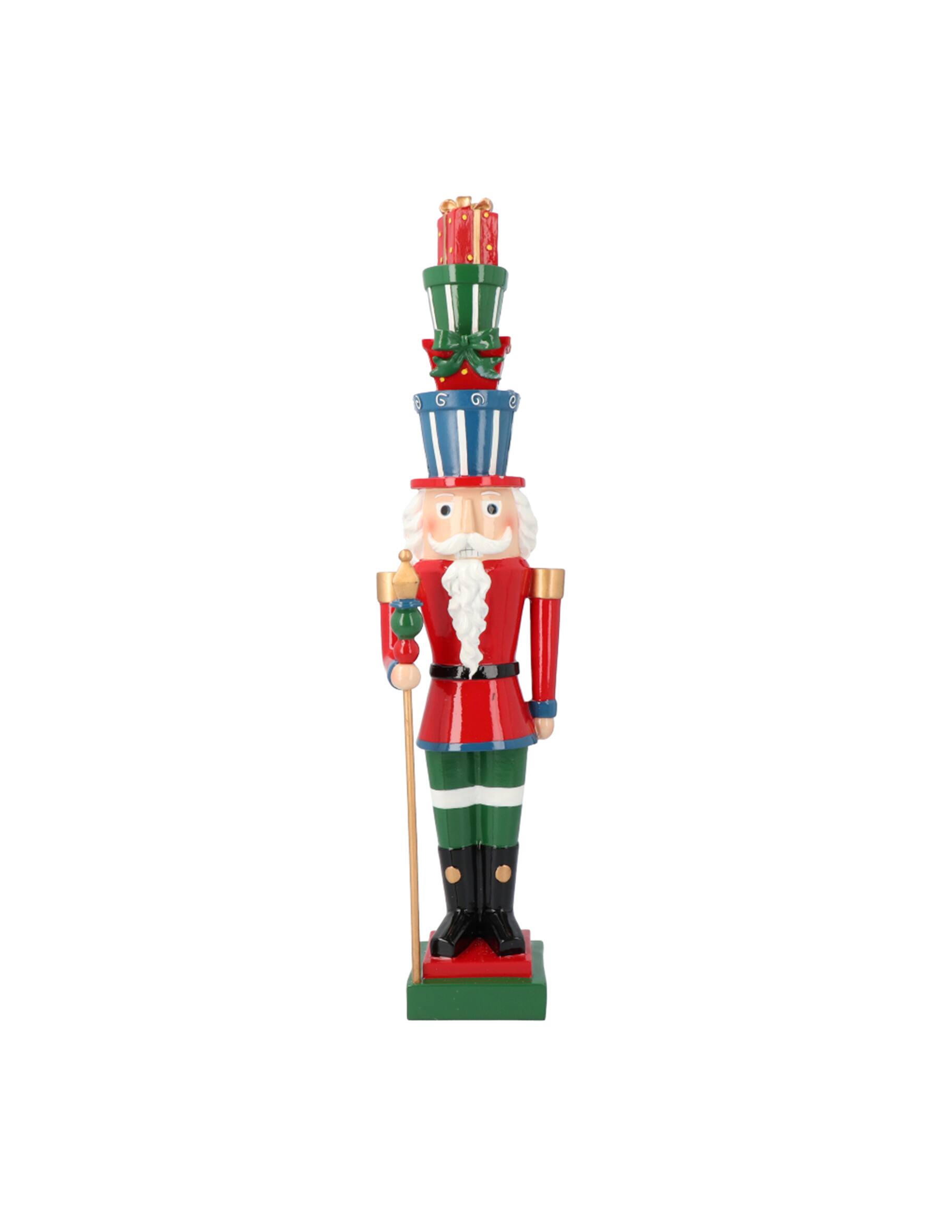Shop Timstor Nutcracker with gift on head - Multicolor on Rinascente