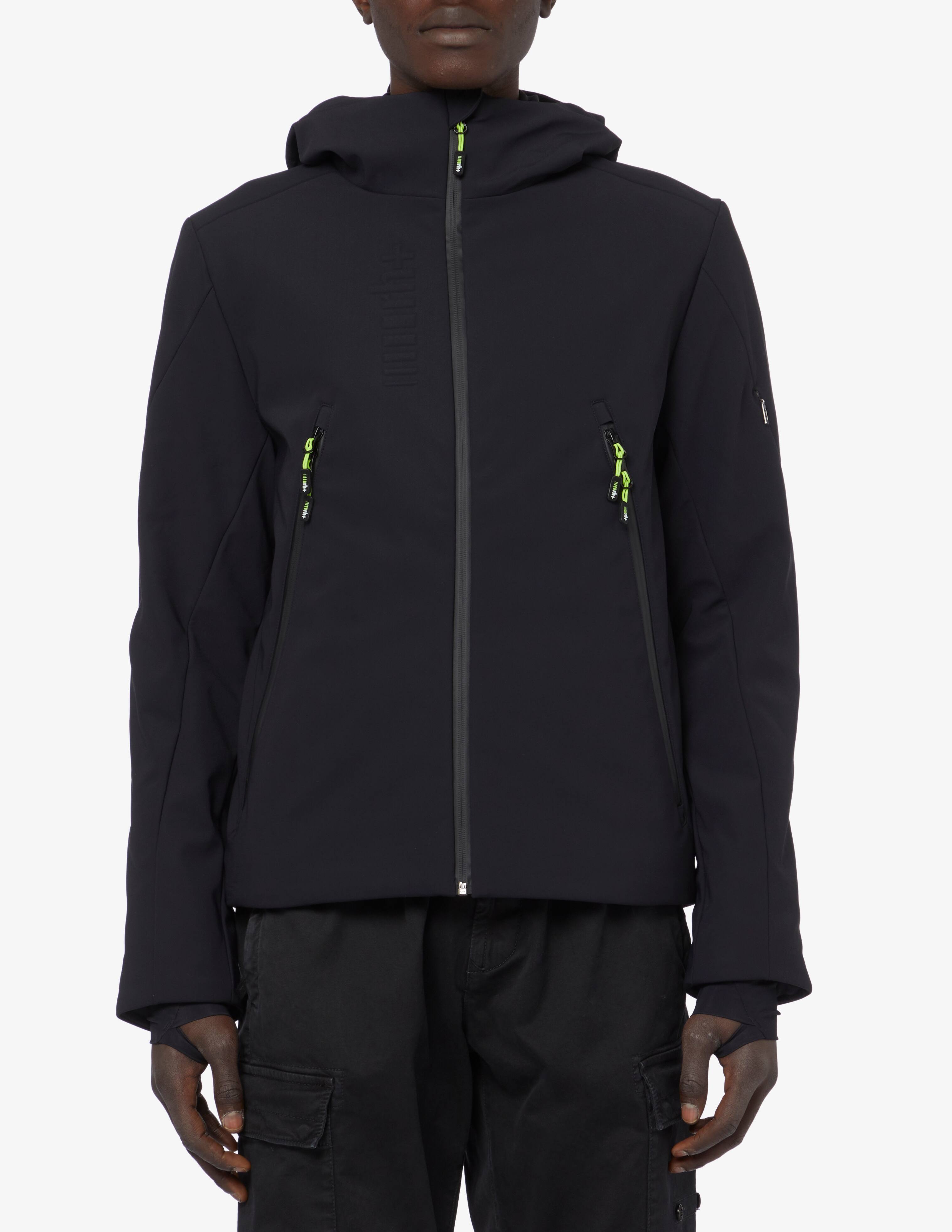 Shop Rh+ Klyma soft shell jacket - Black on Rinascente