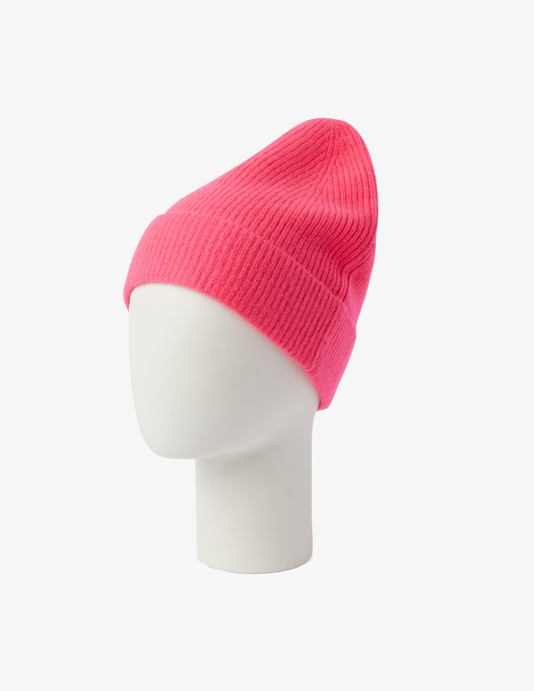 Shop Brodie Cashmere Ribbed beanie - Pink on Rinascente