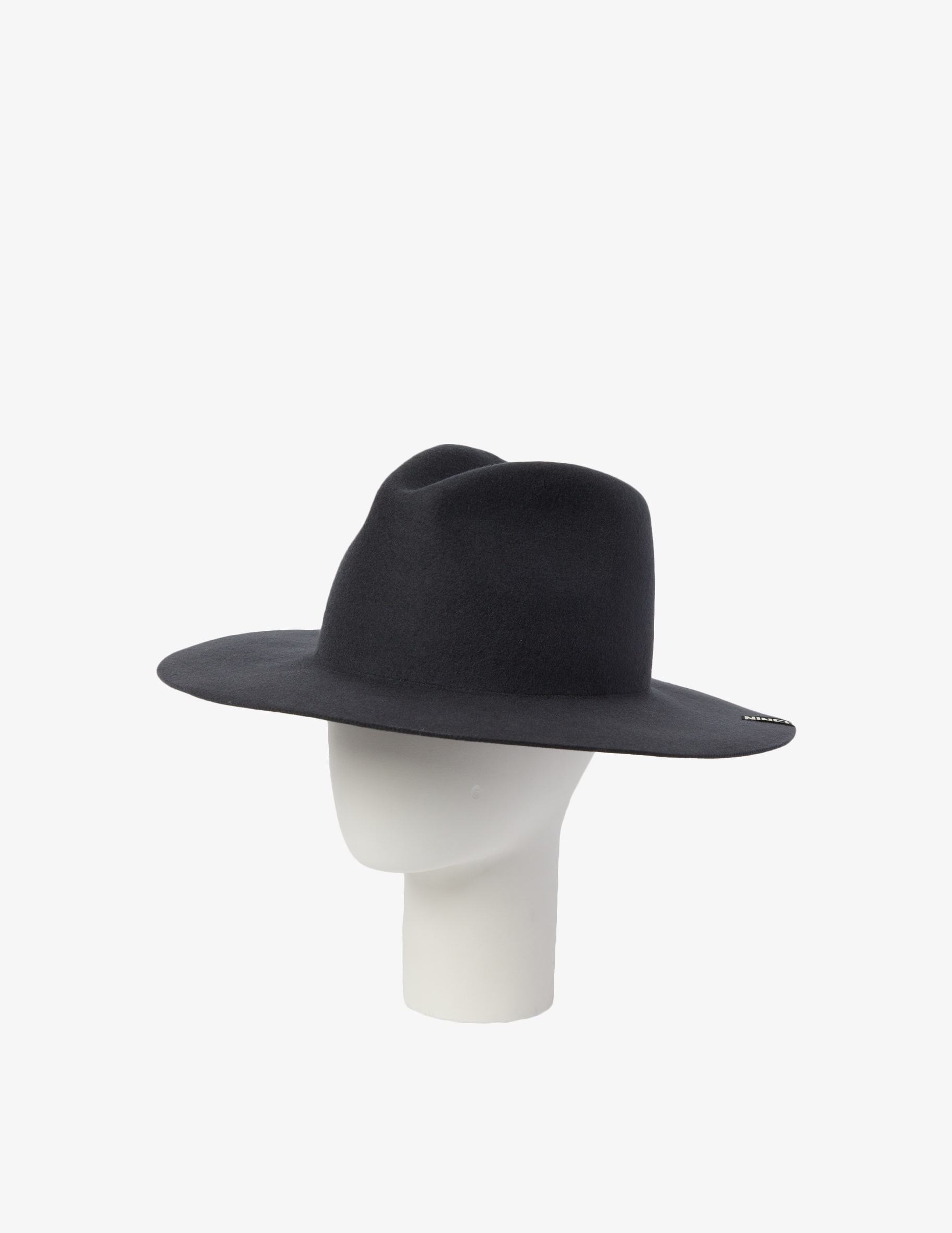 Shop NINETOWEAR The North Fedora hat - Black on Rinascente