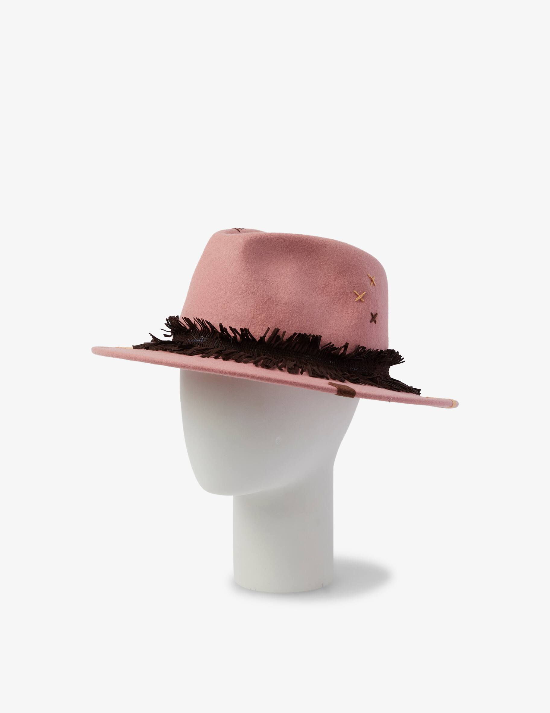 Acquista The Hat Gang Cappello Men Fous - Rosa su Rinascente