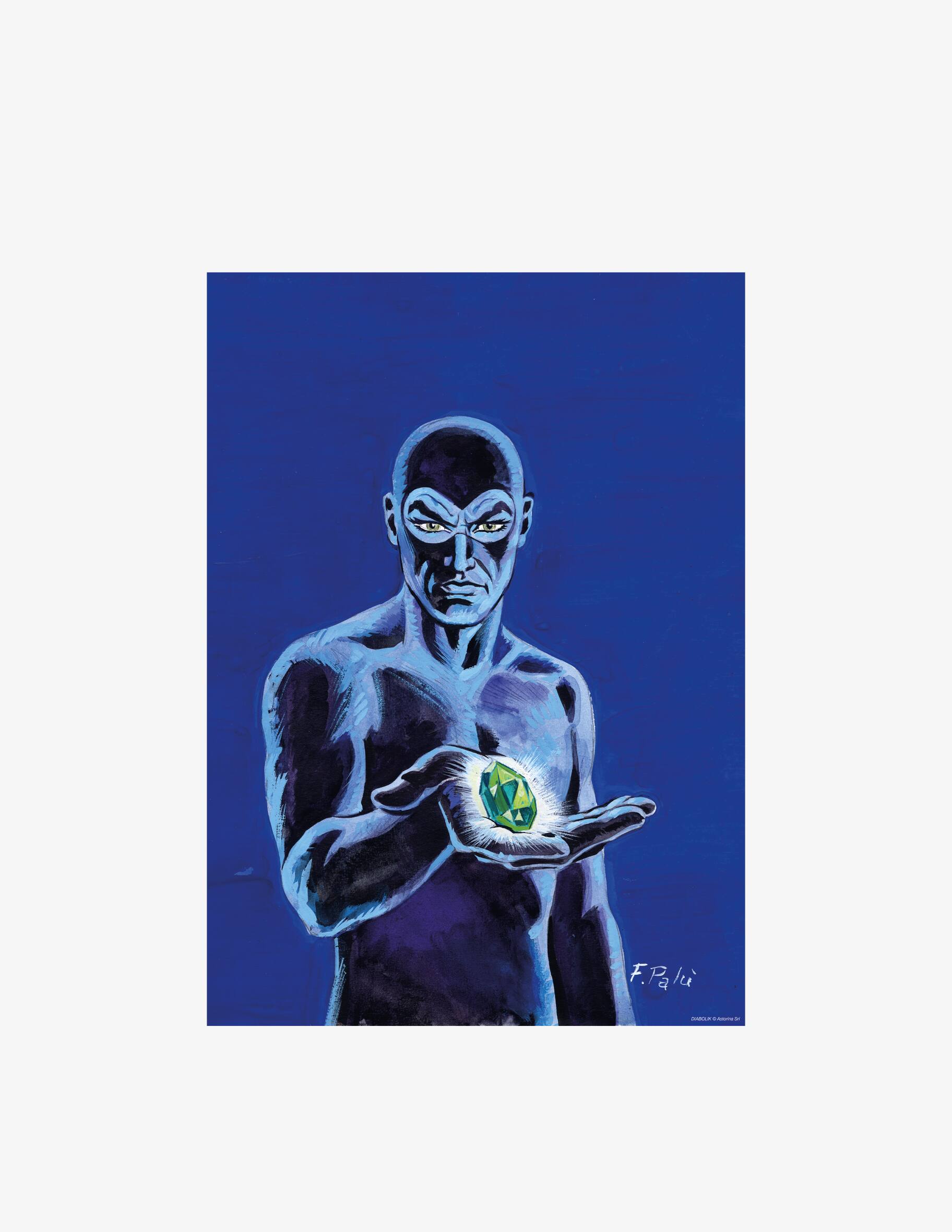 Shop Diabolik Poster - Multicolor on Rinascente