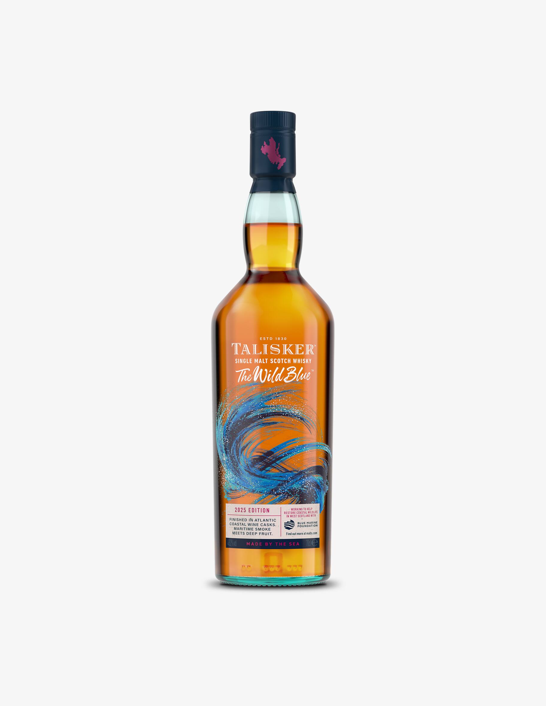Shop Talisker Whisky Wild Blue 70cl on Rinascente