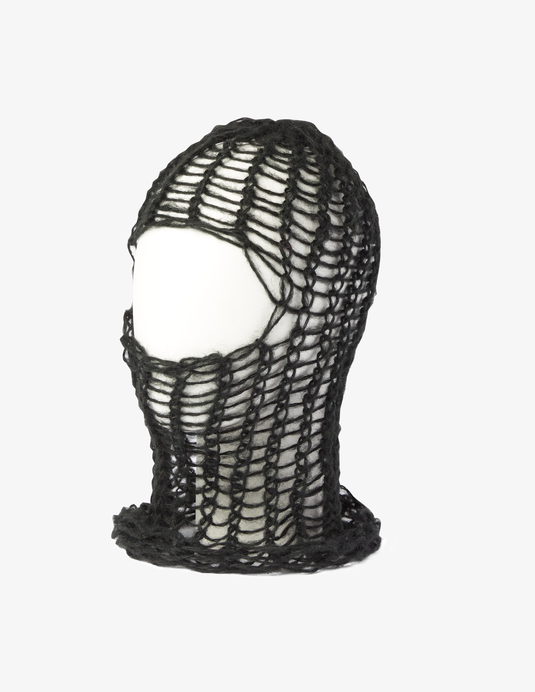 Shop C.rusade Wool loose balaclava - Black on Rinascente