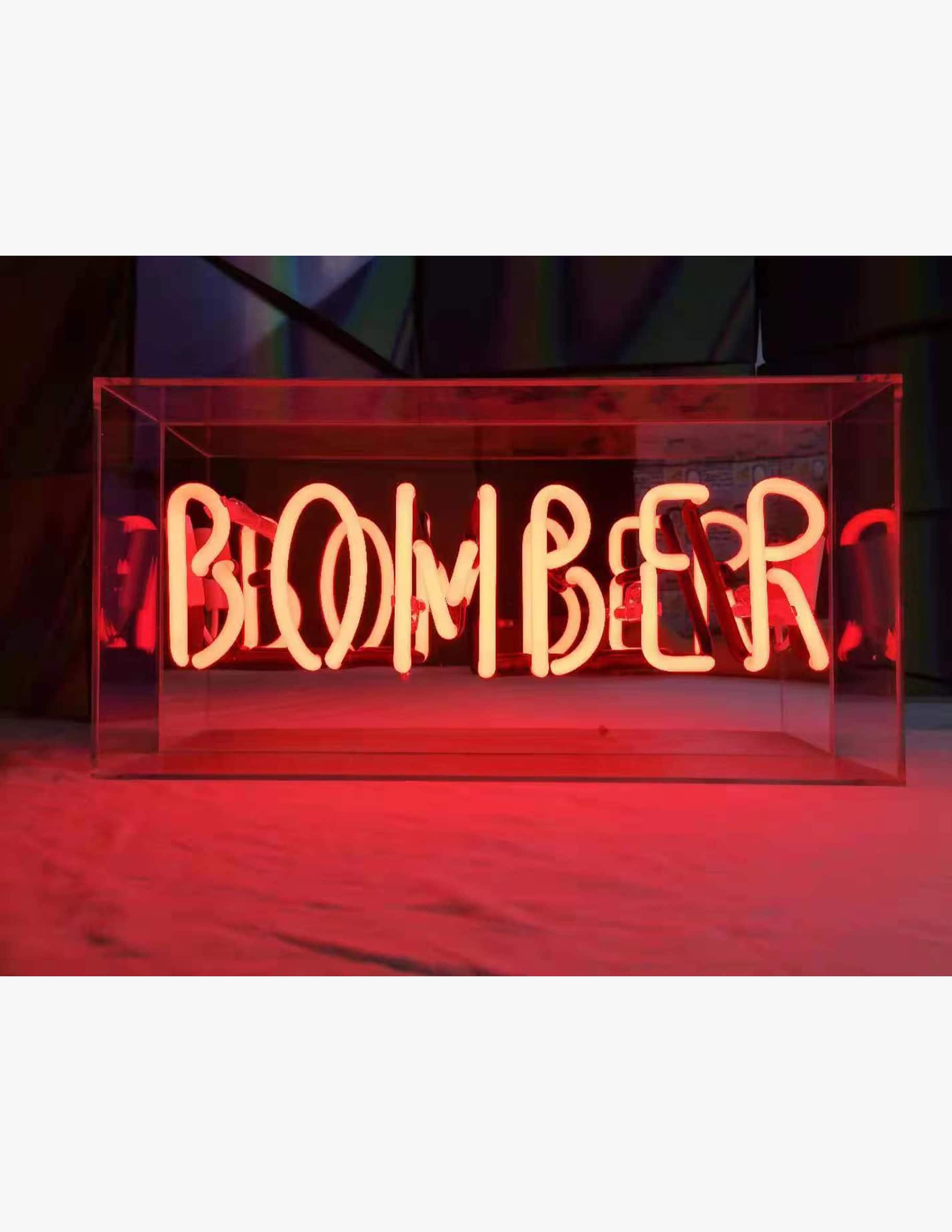 Shop Locomocean Neon Bomber - Red on Rinascente