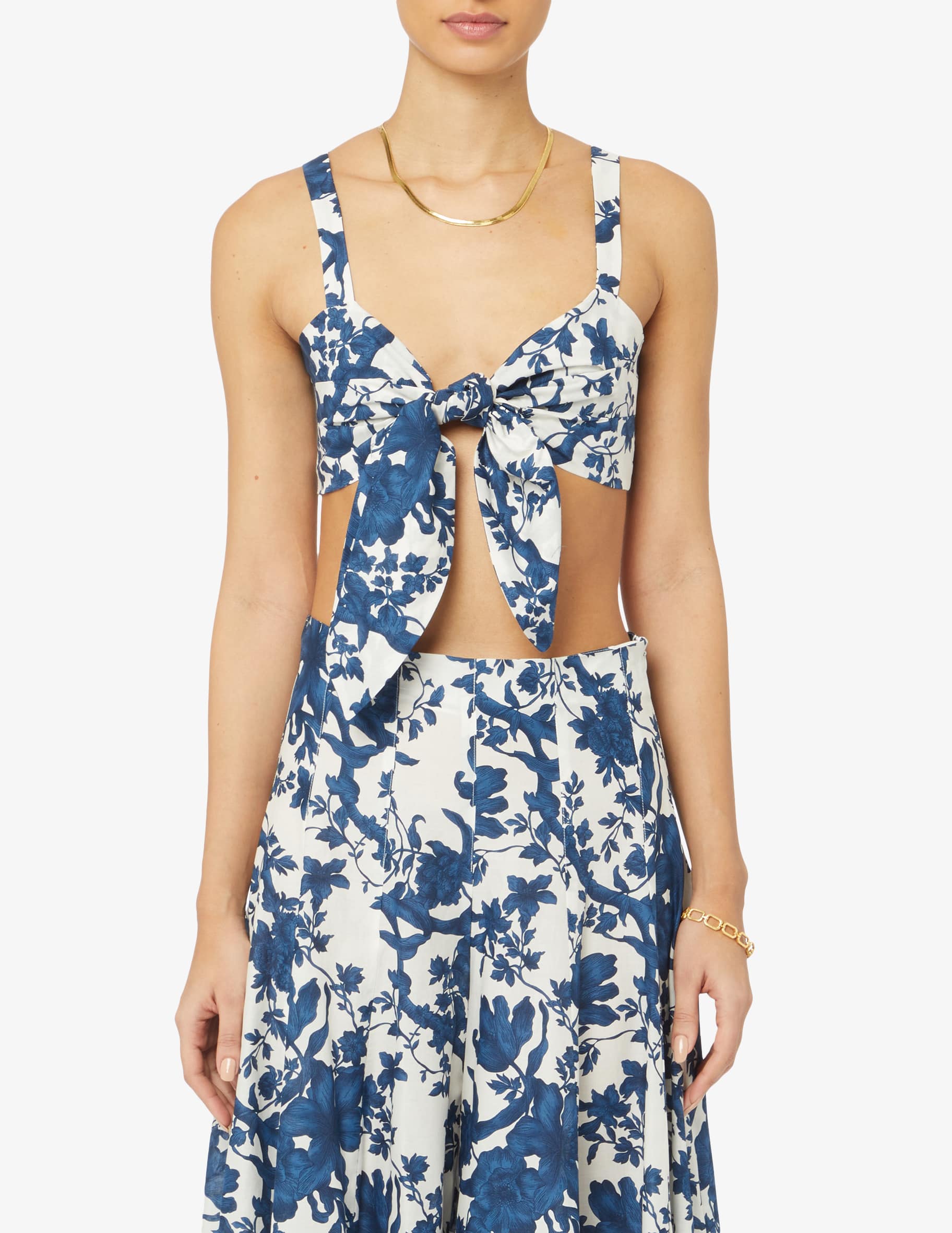 Shop LAVI Couture Juliet cotton top on Rinascente